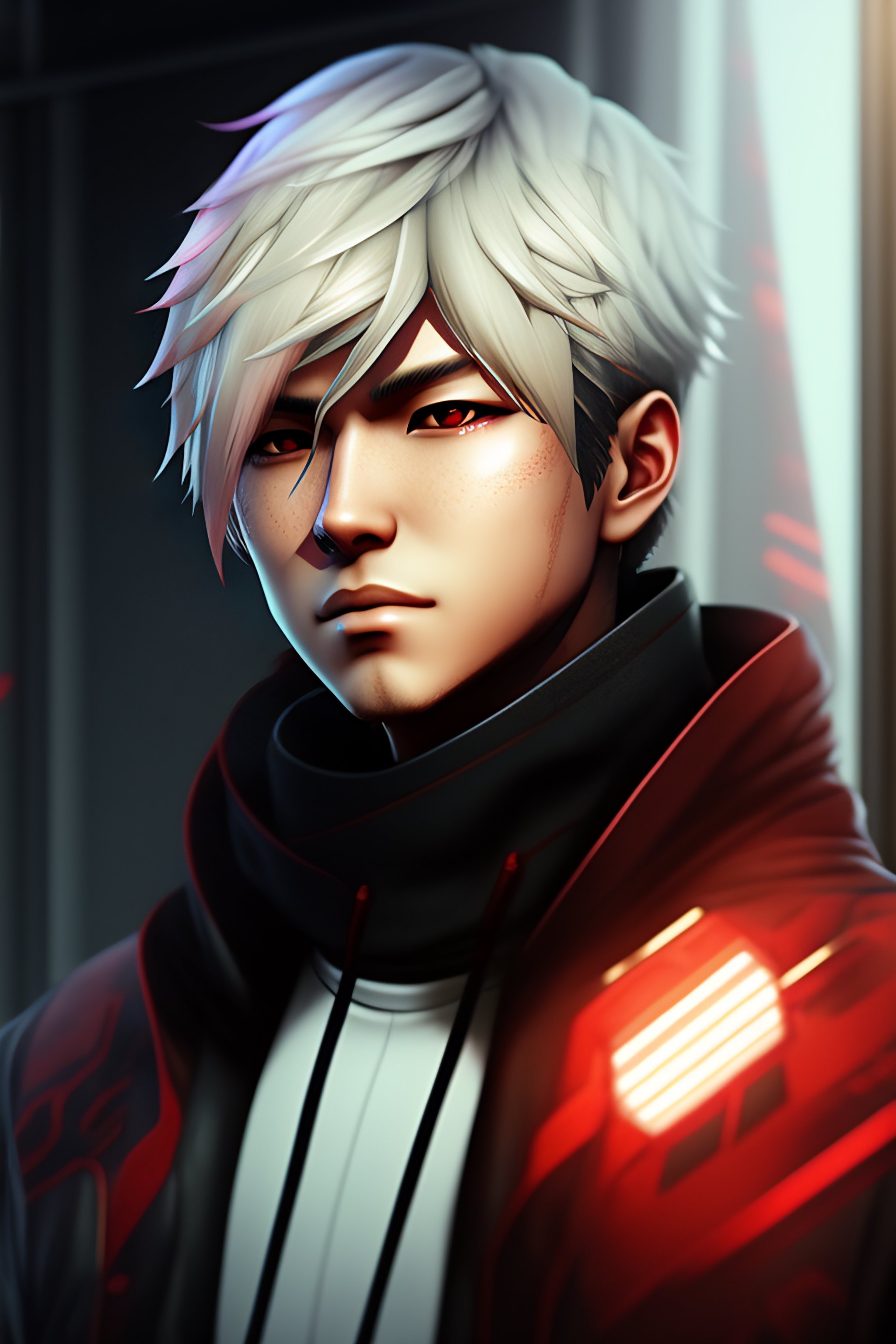 Lexica - Highly detailed portrait of ken kaneki 8k