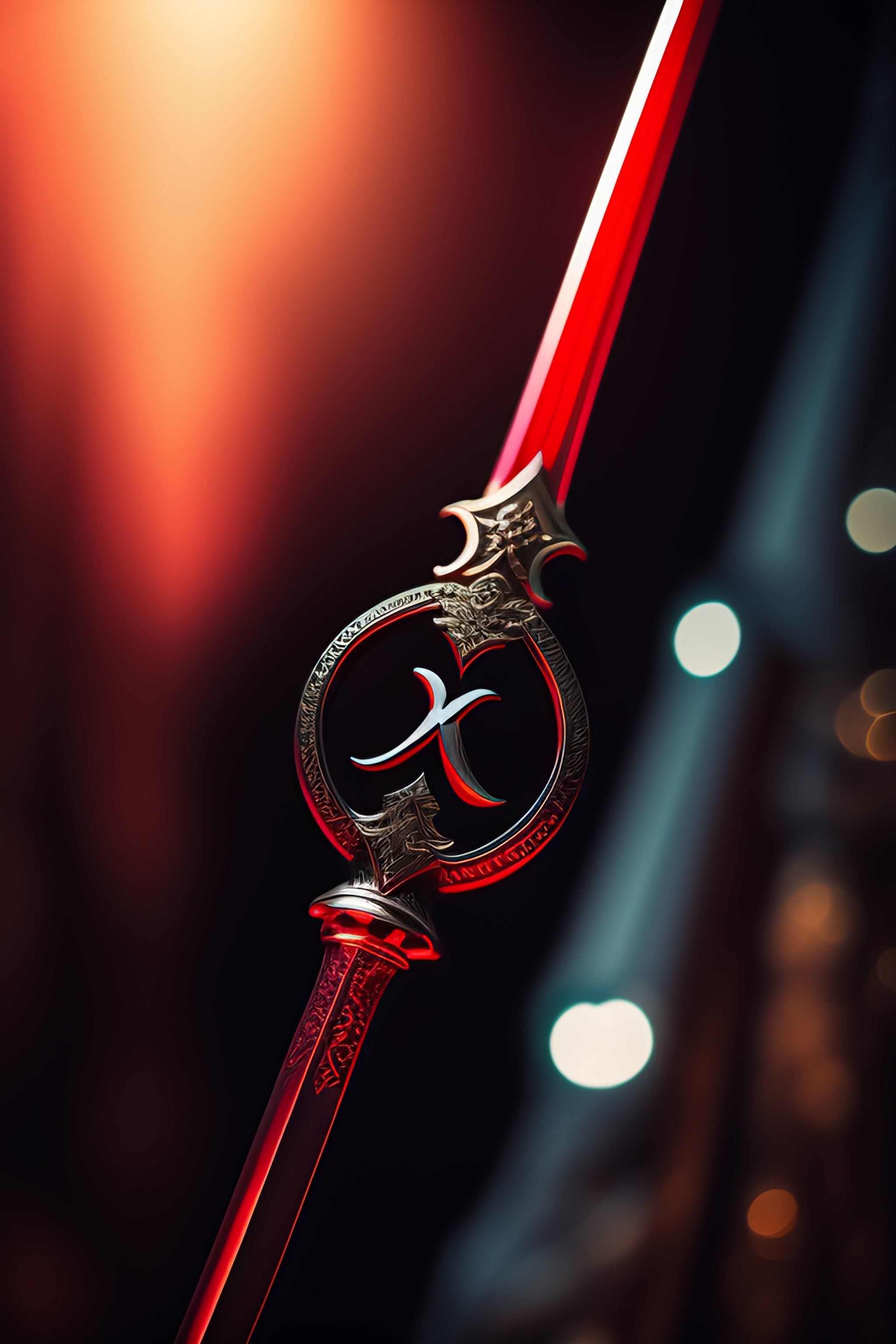 Lexica - A magical weapon that combines a staff and a sword. European ...