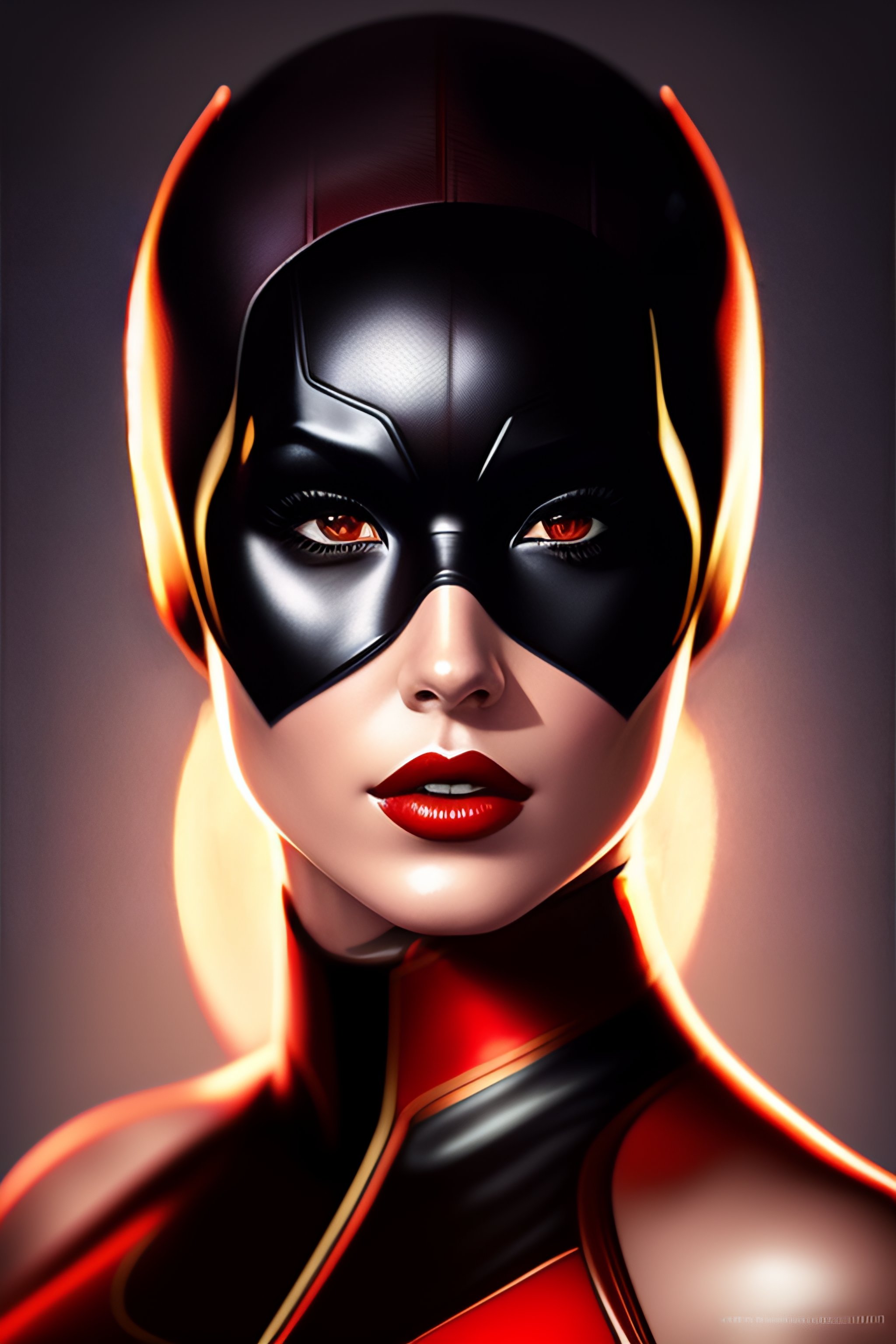 Lexica - Sexy lady as Deadpool , realistic portrait, symmetrical ...
