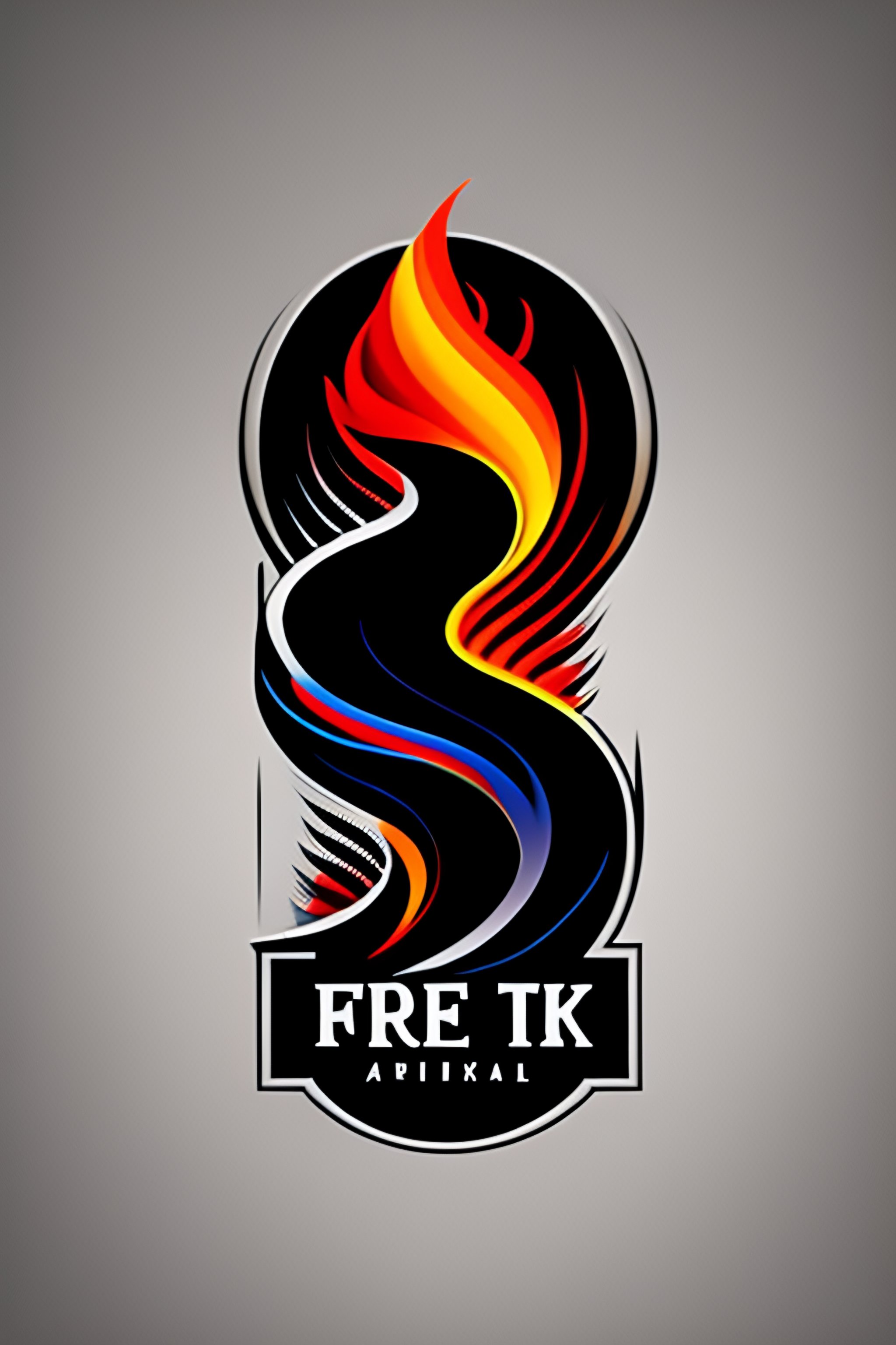Lexica - Fire black dark logo