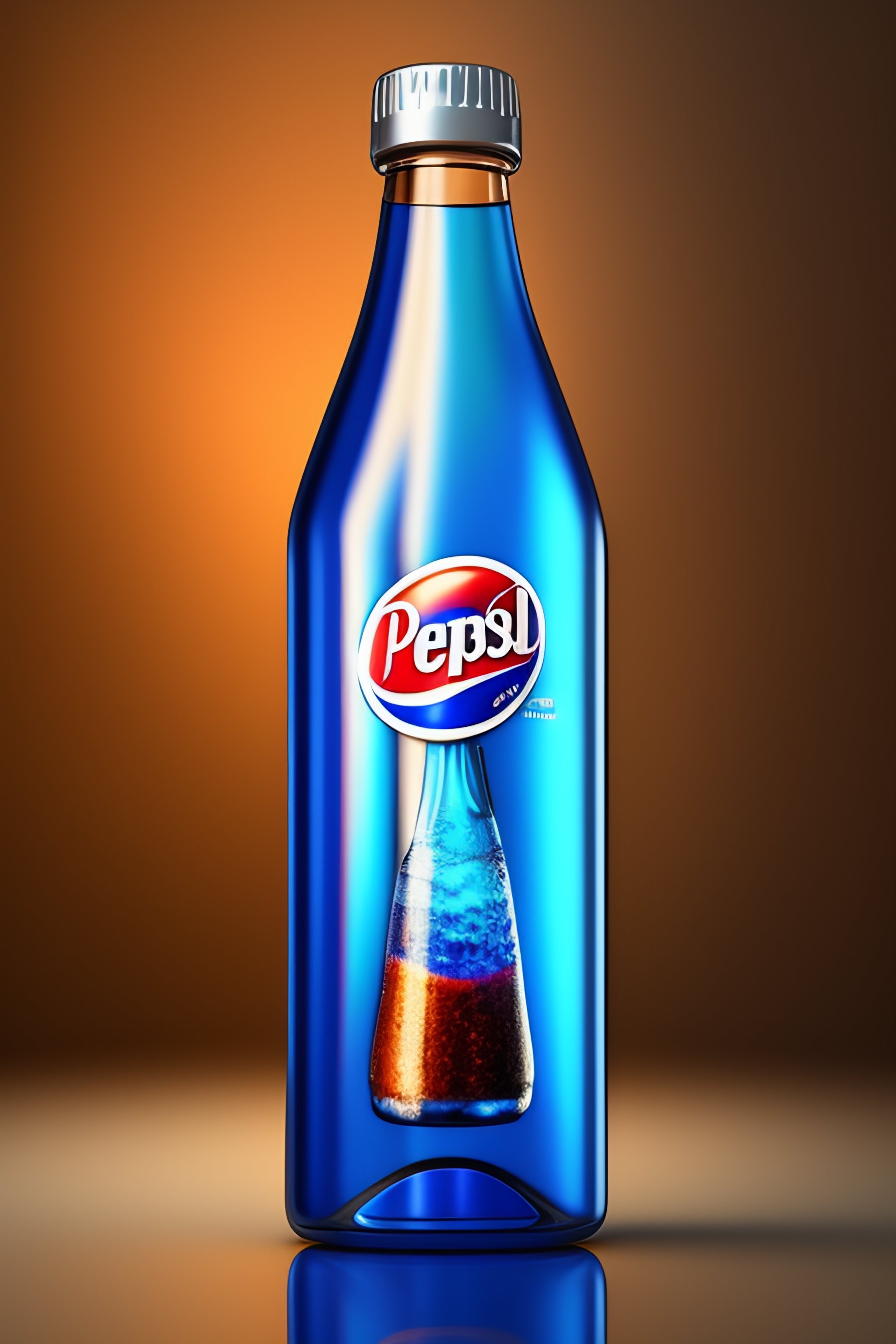 Lexica - Pepsi bottle with legs
