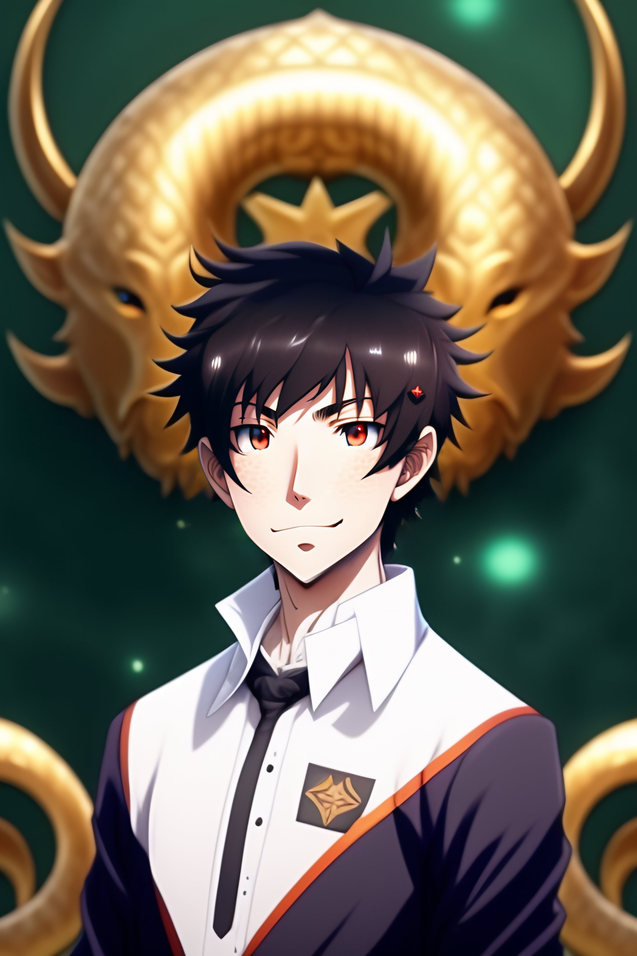 Anime Boy Behind