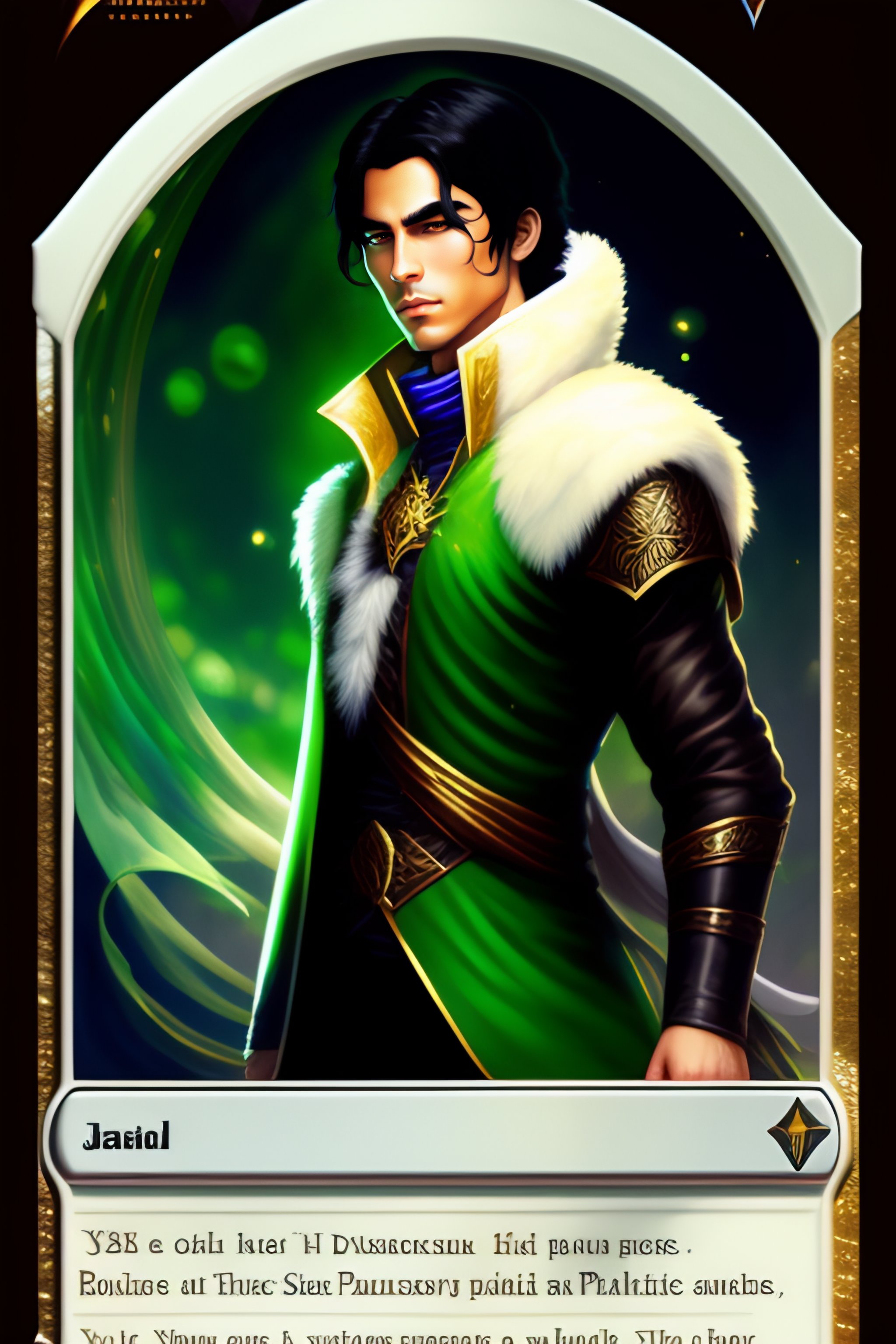 Lexica - Magic the gathering, Planeswalker, Black hair, Black and green ...