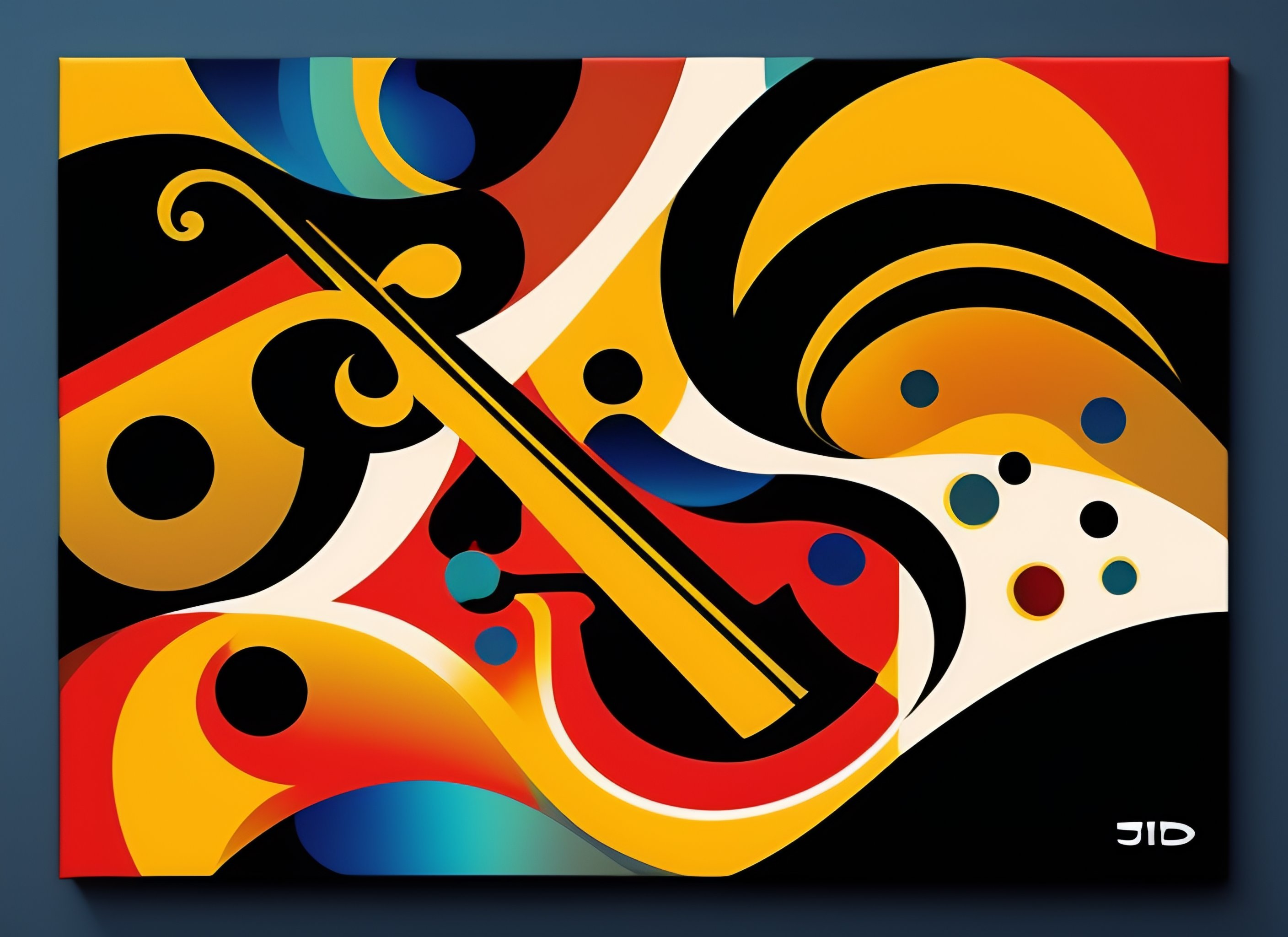Lexica - Stylized abstract art of jazz musicians playing along with ...