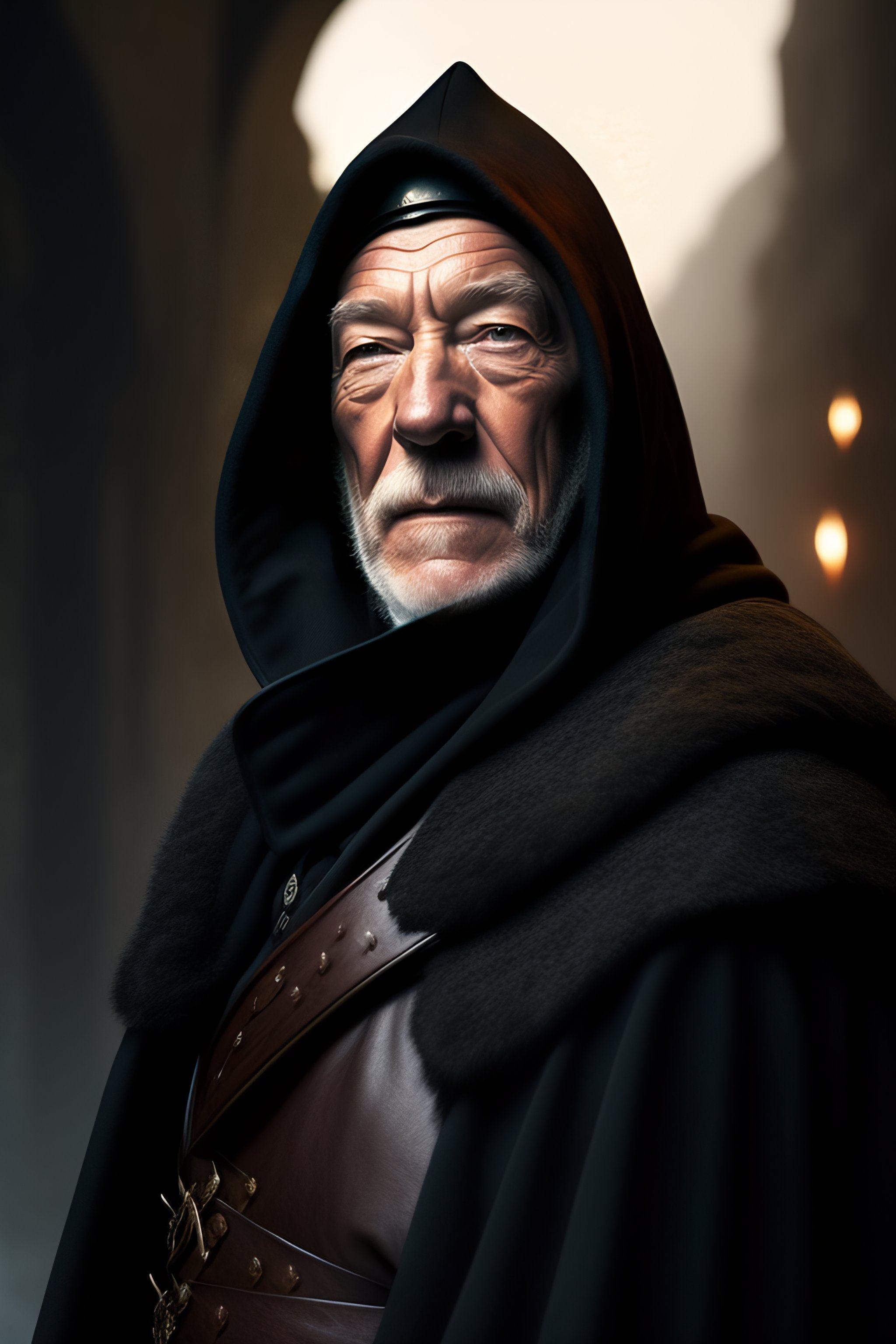 Lexica - Ian mckellen like a medieval dark cultist, dnd style, fantasy ...