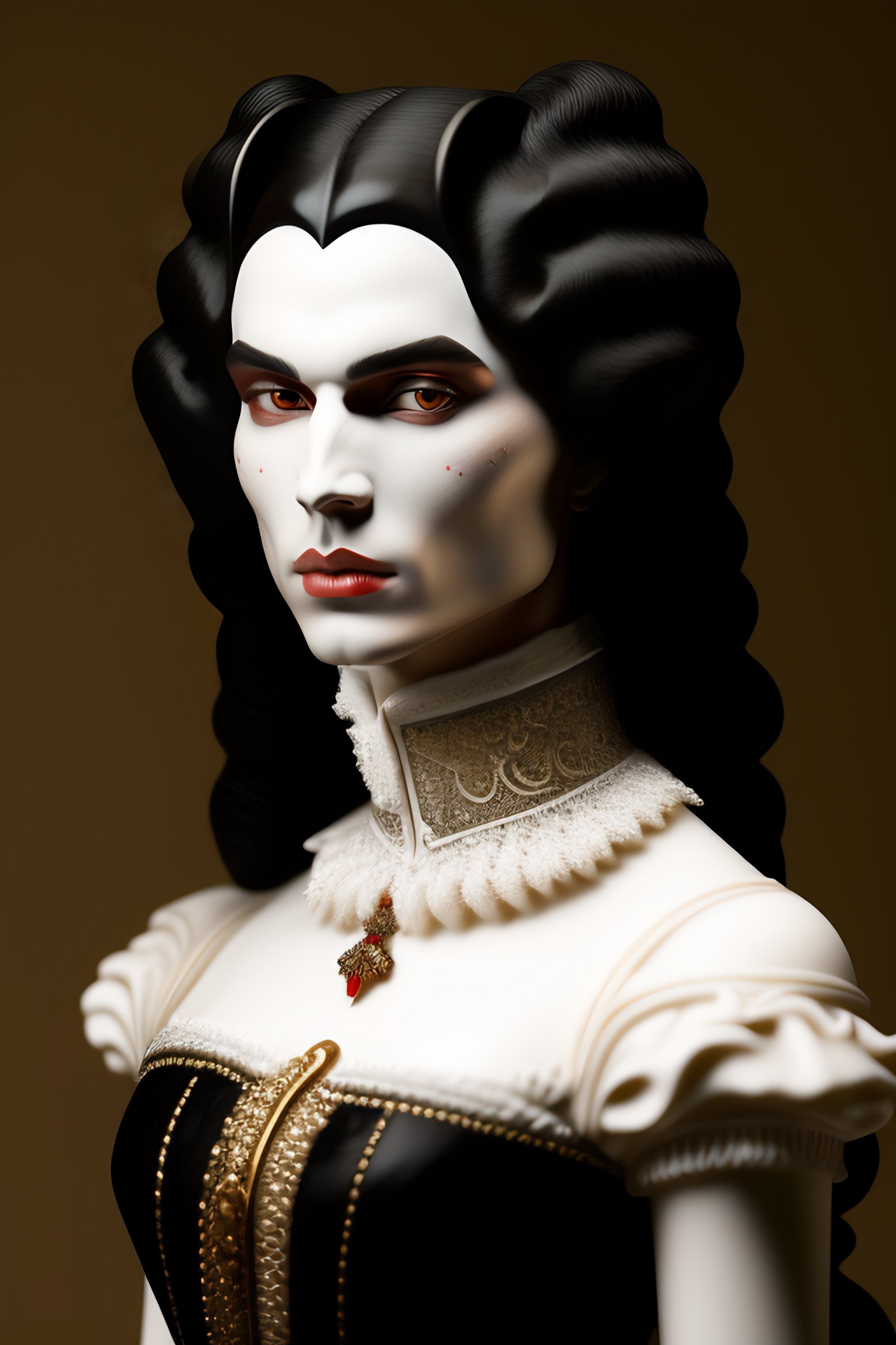 Lexica - A white, black haired vampire from 16th century, France. Model ...