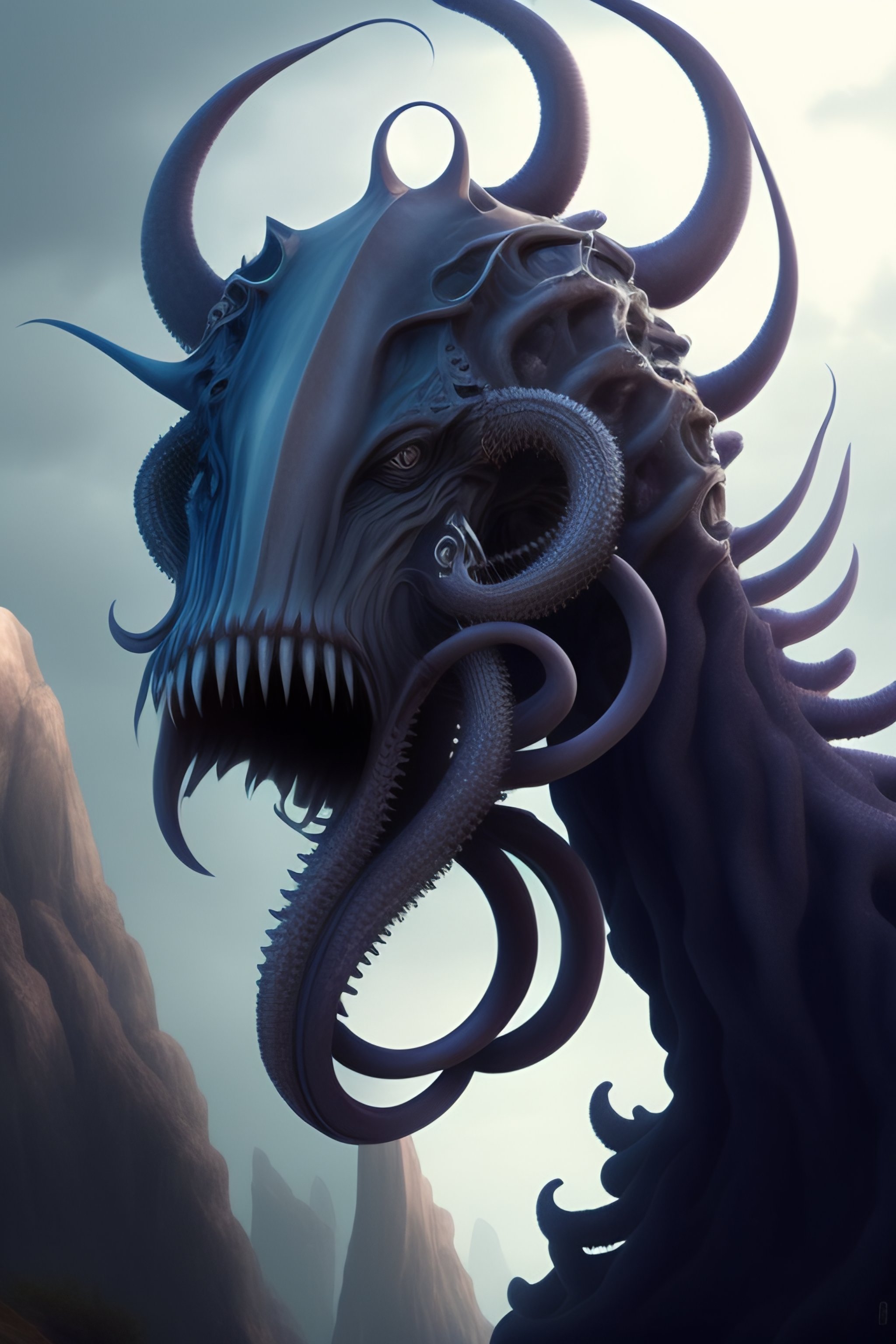 Lexica - Eldrazi, titan, twelve, arms, grey, ash, big, no face ...