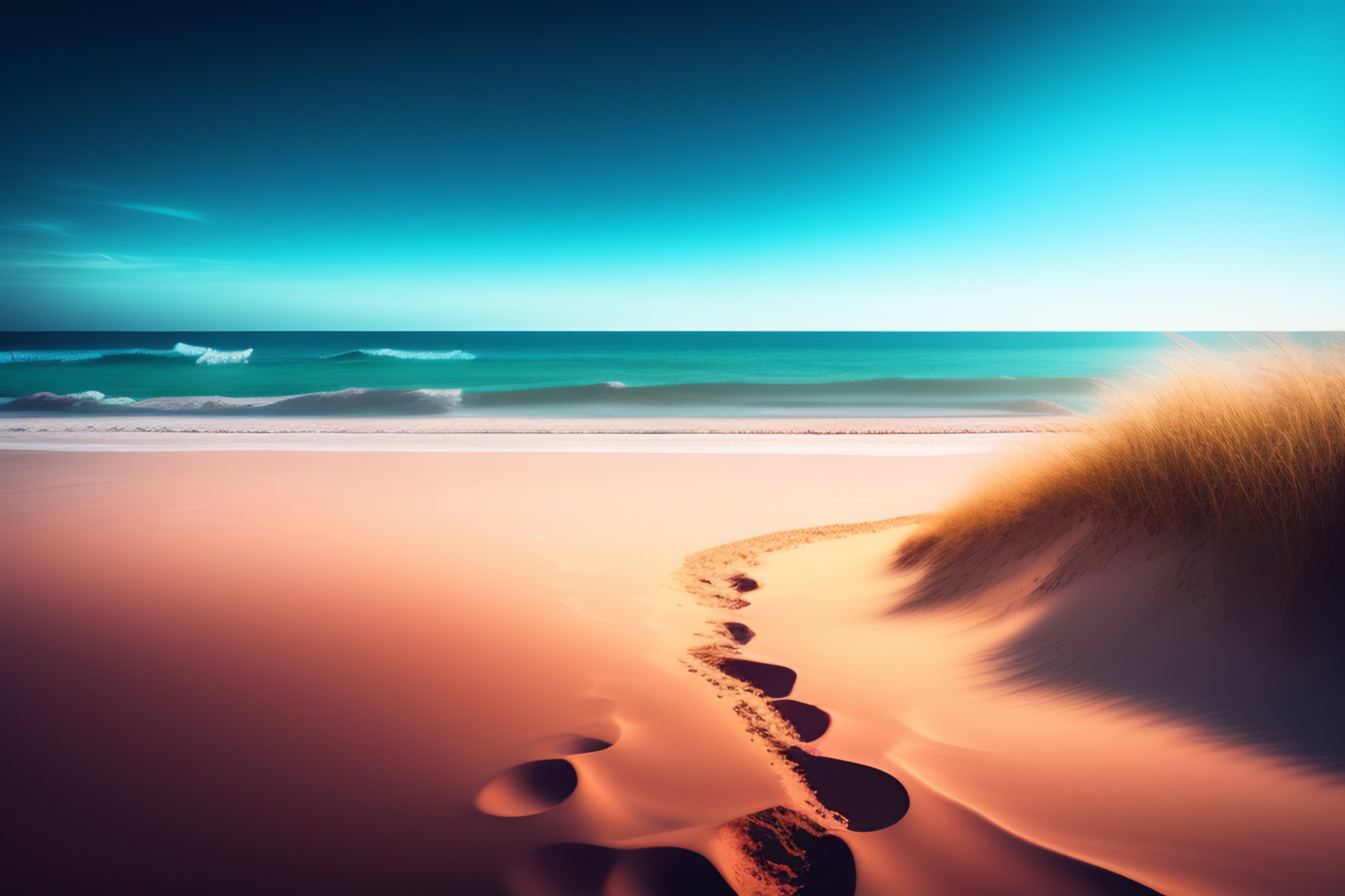 Lexica - Hellscape of the beach album cover, modern, film, soft ...