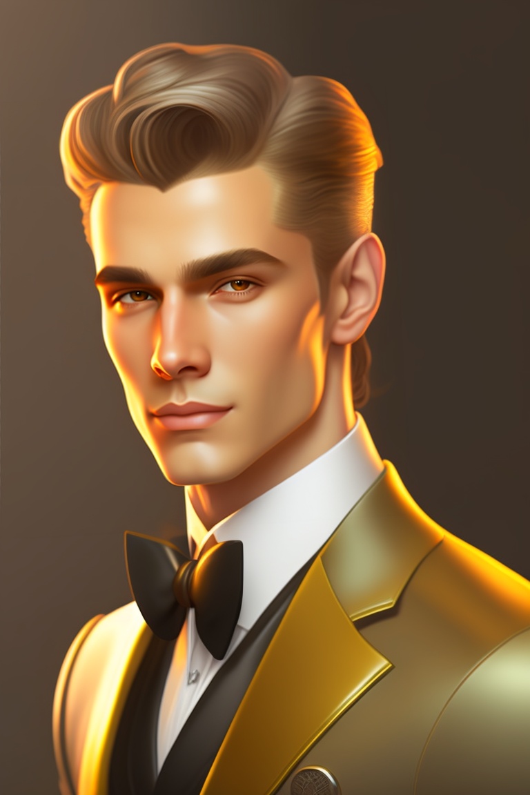 Lexica - Highly detailed portrait of Extremely handsome White American ...