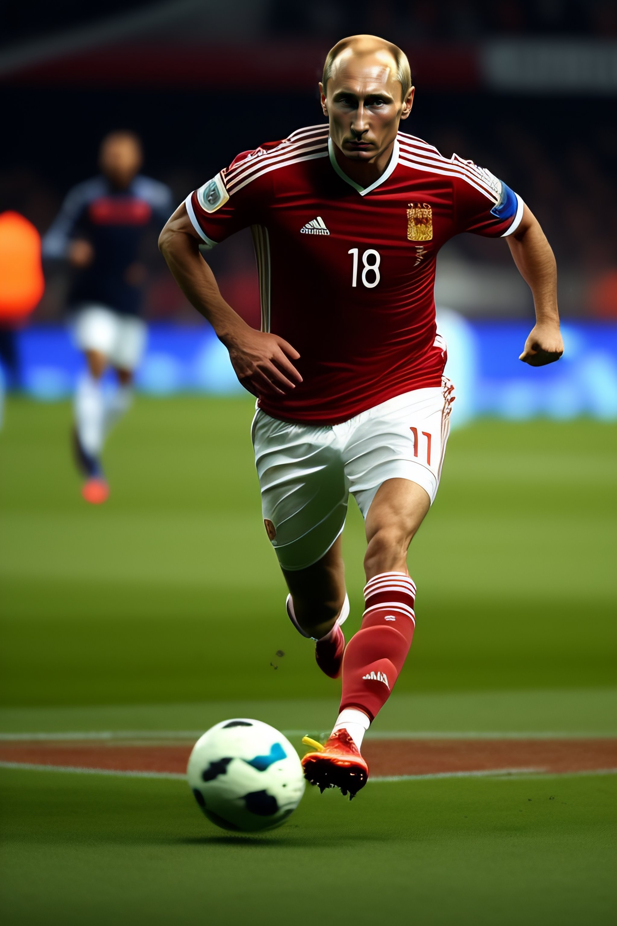 Lexica - Putin playing soccer
