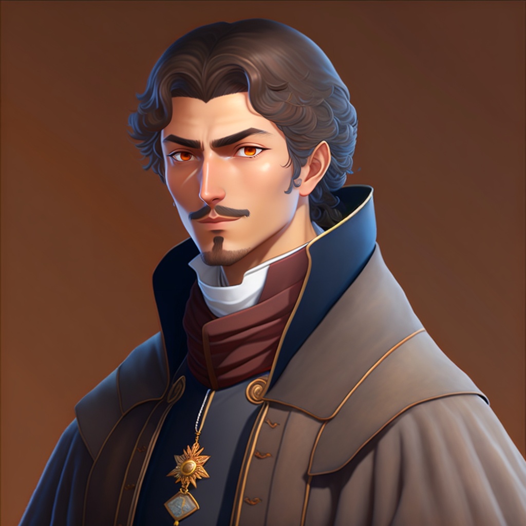 Lexica - Studio ghibli 1550's 30 years old Italian priest, Giordano ...