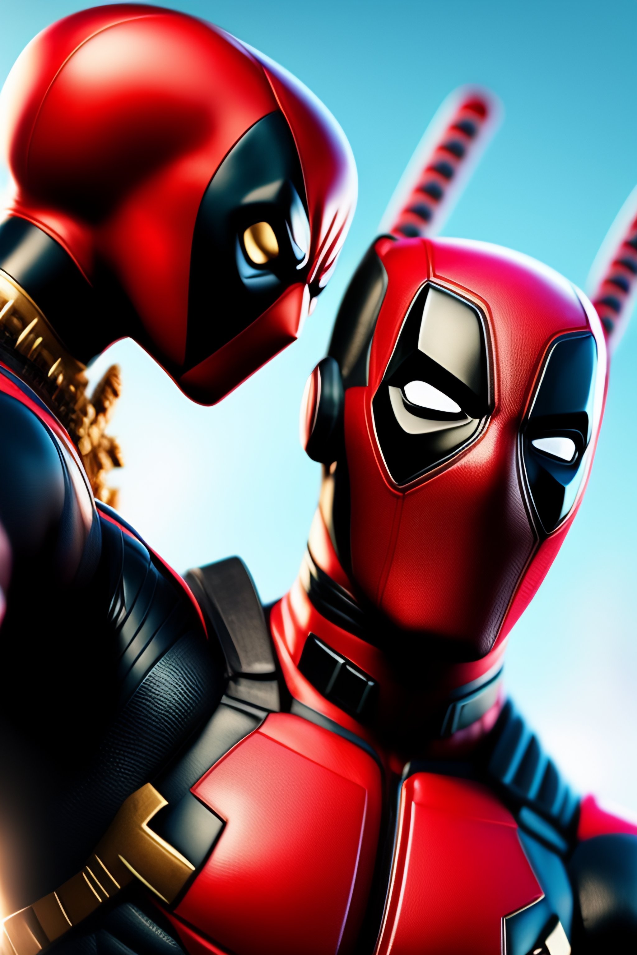 Lexica - Photo of deadpool mixed with sonic ultra detailed