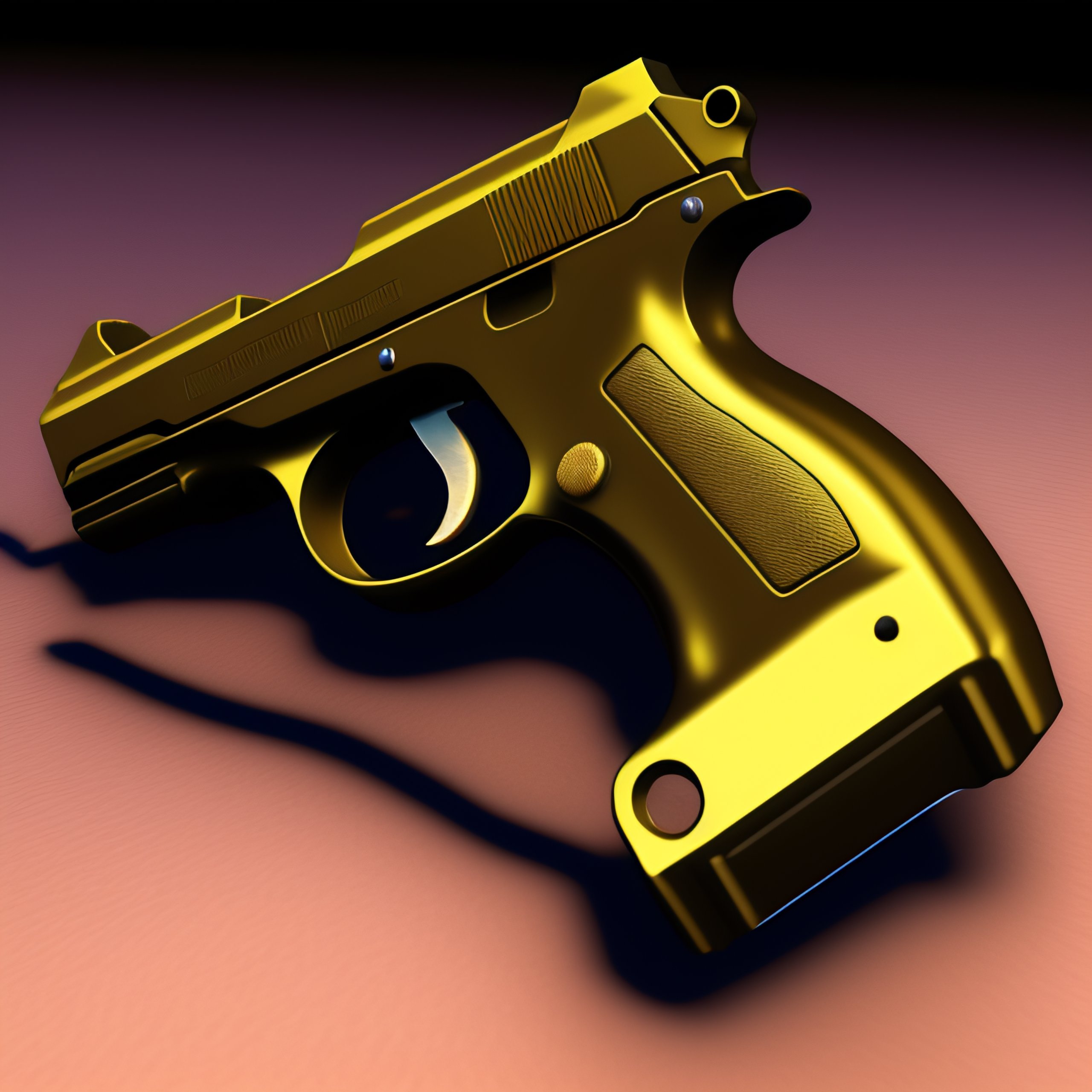 Lexica - A gun from gta SA, old 3d videogame, GTA, Grand Theft Auto San ...
