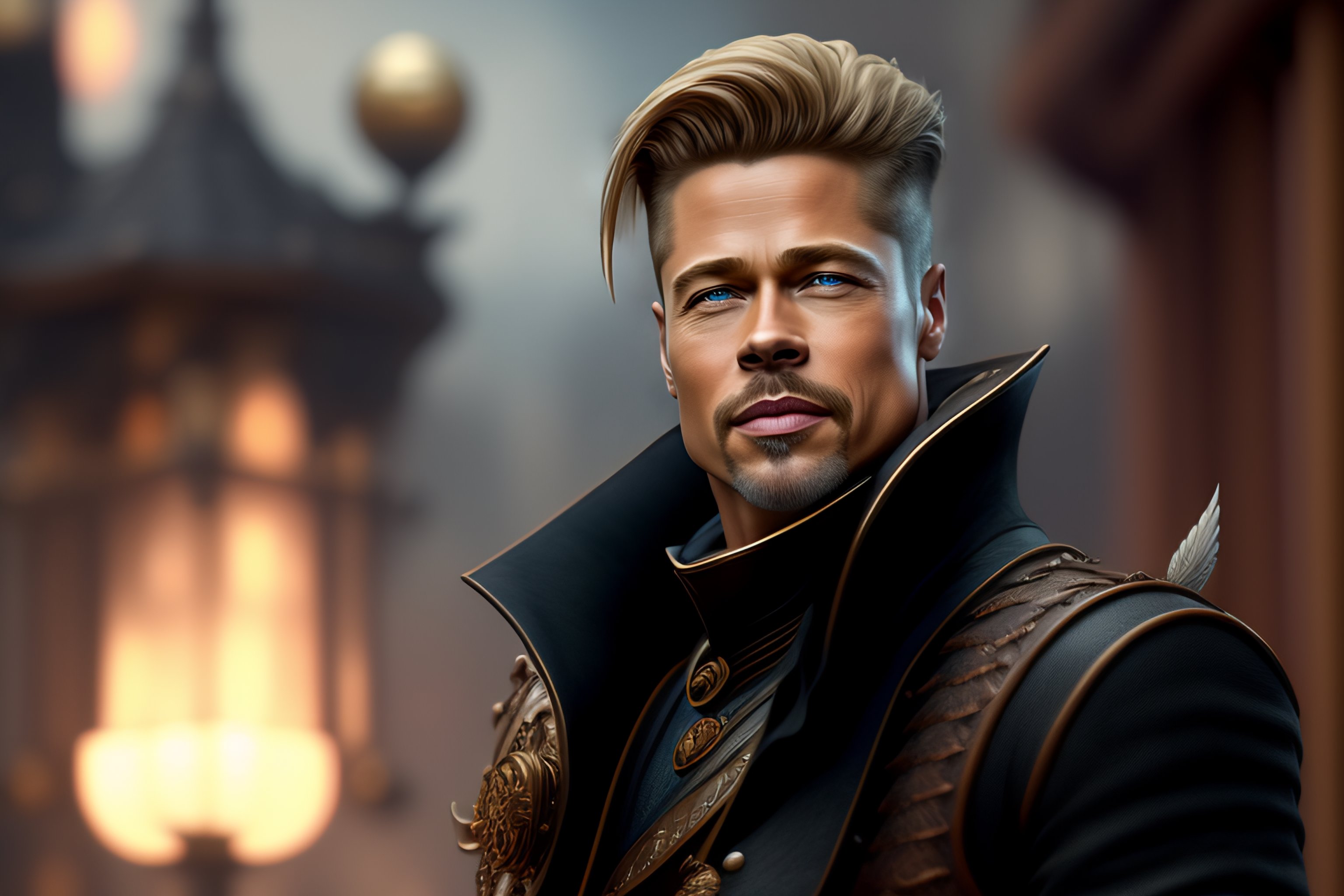 Lexica - Brad pitt, steampunk, octane render, fantasy magic, van gogh, 4k