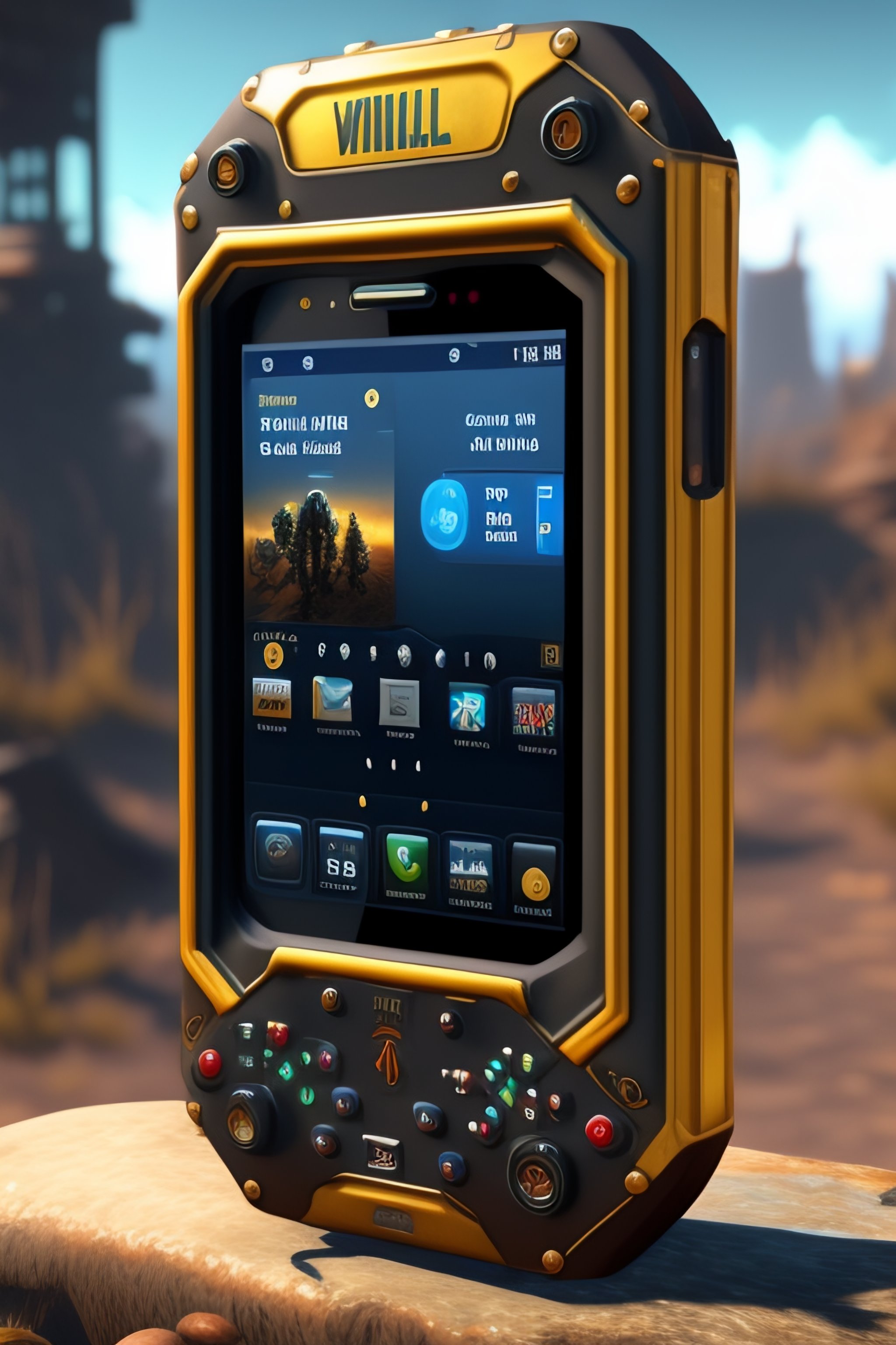 Lexica - An extremely complex Fallout 4 Mobile phone