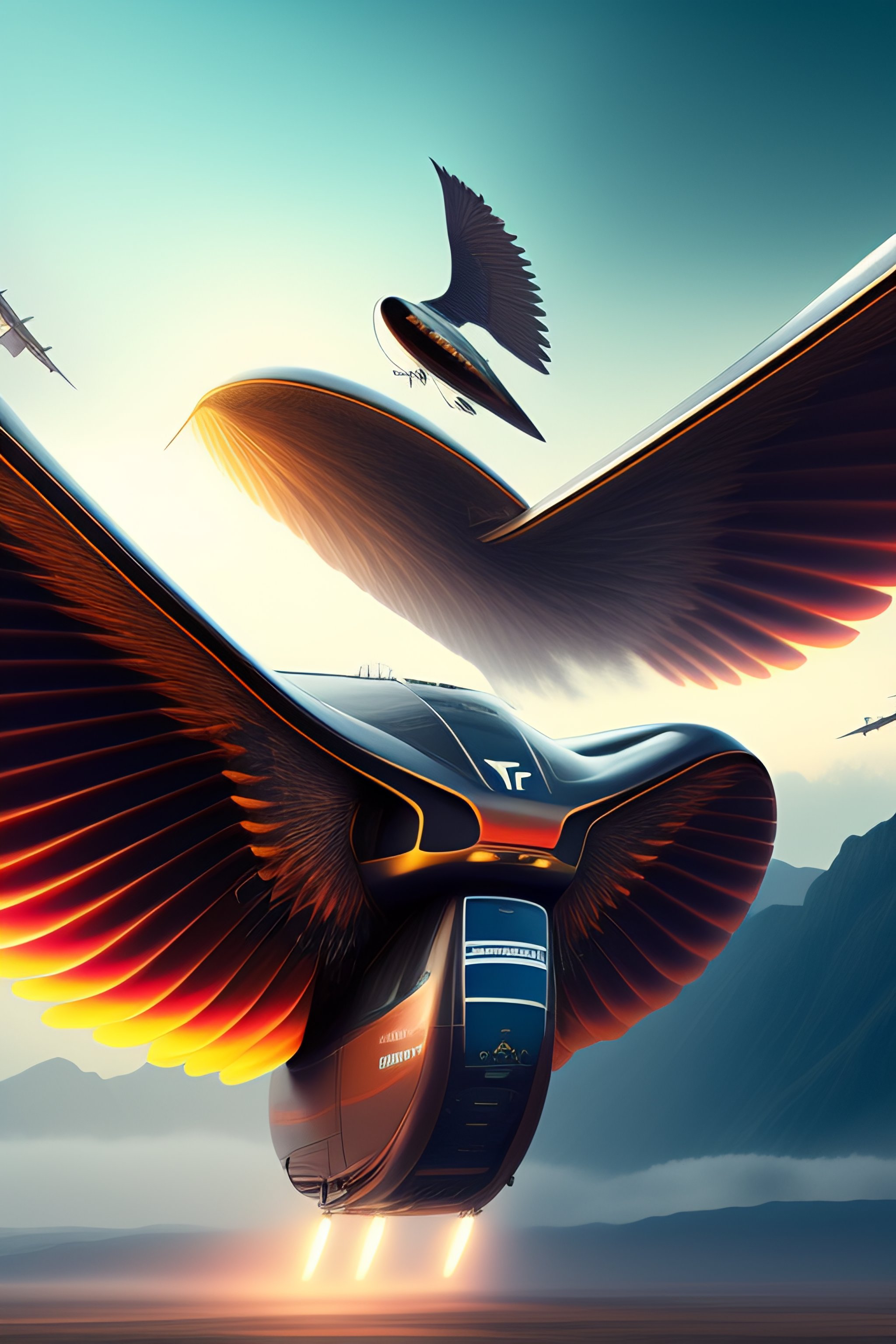 Lexica - Elon musk with wings