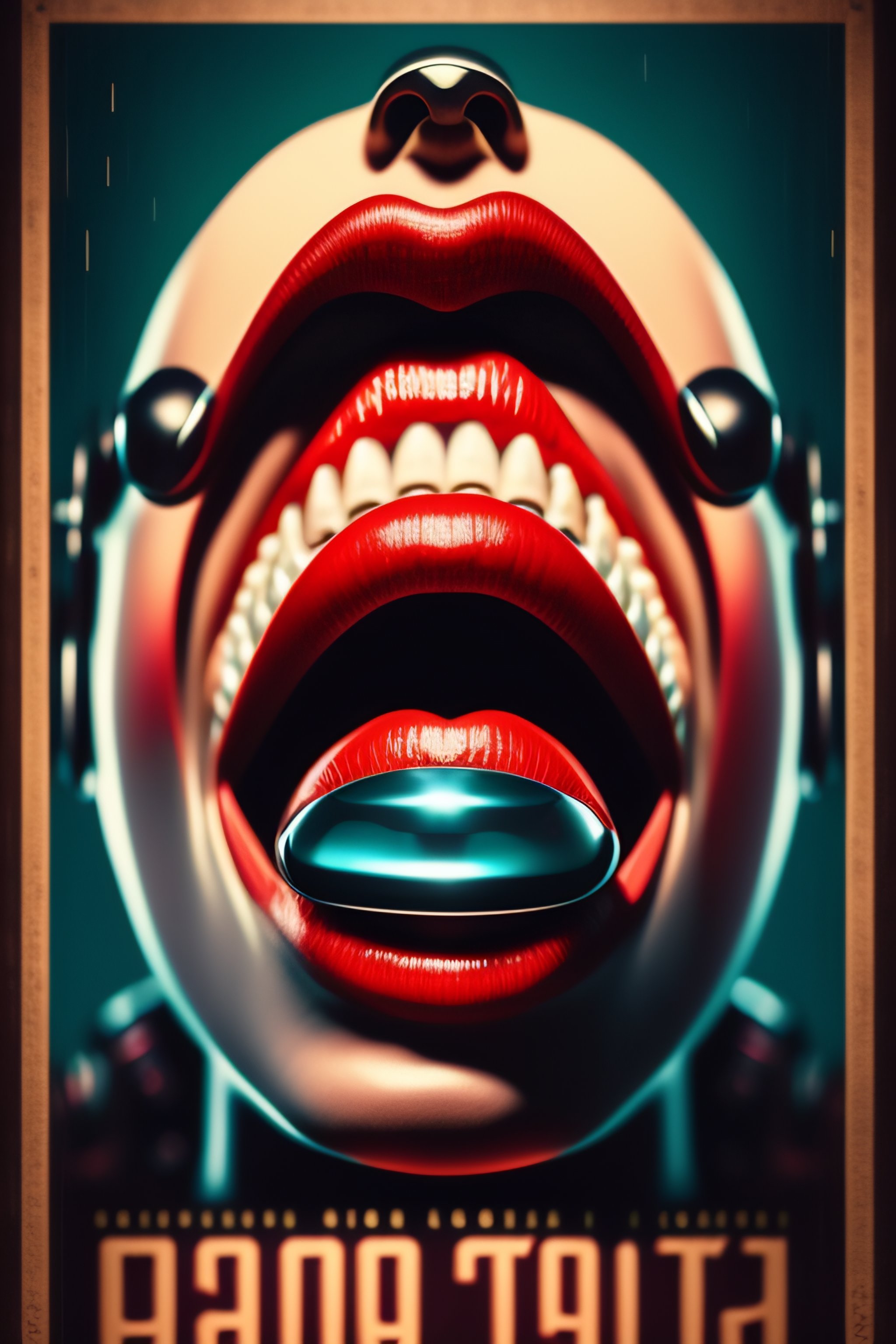 Lexica - Picture of a mouth, beautiful Vampire fangs out of mouth ...