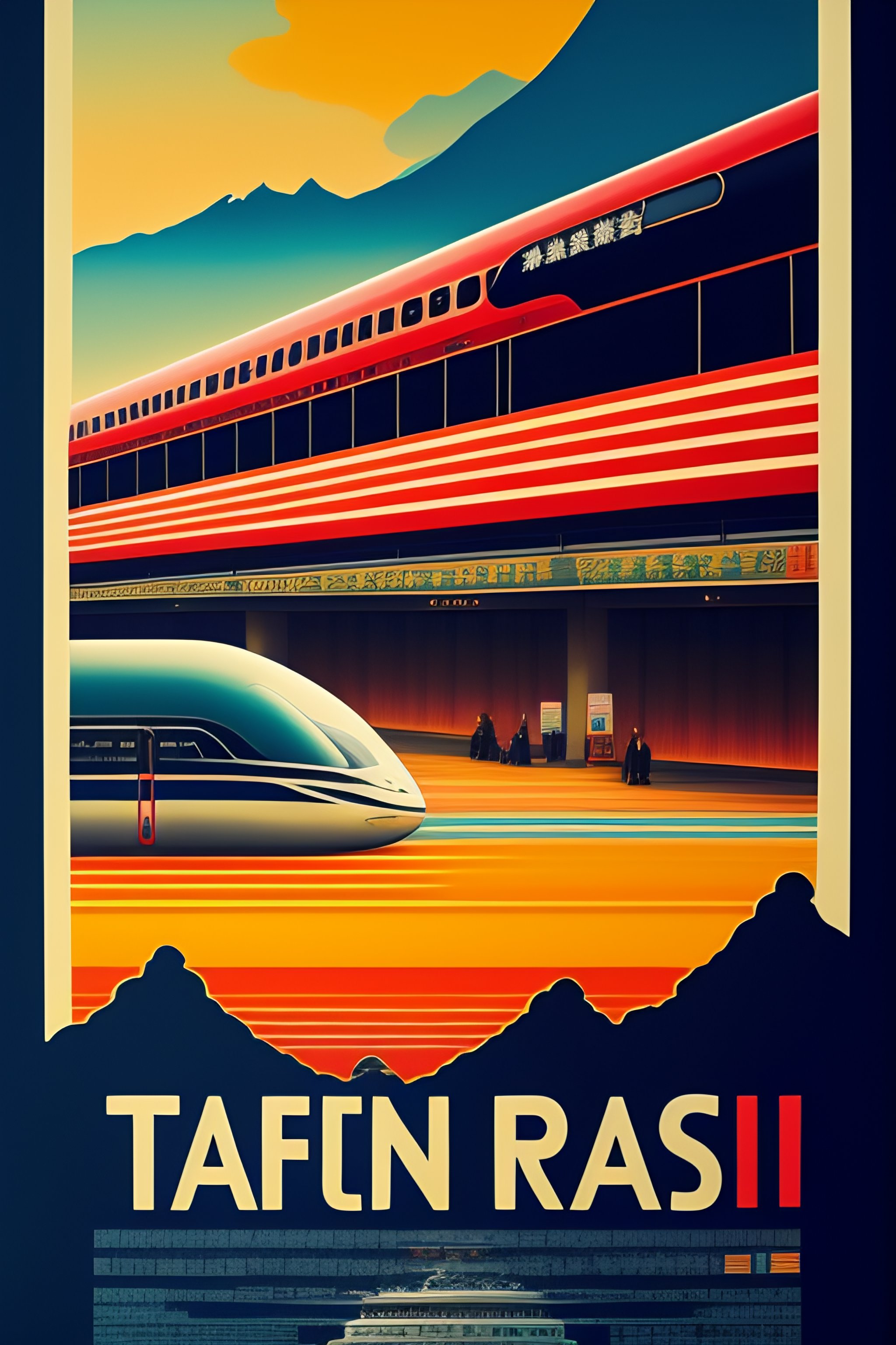 Lexica - Japan east rail poster, tohoku
