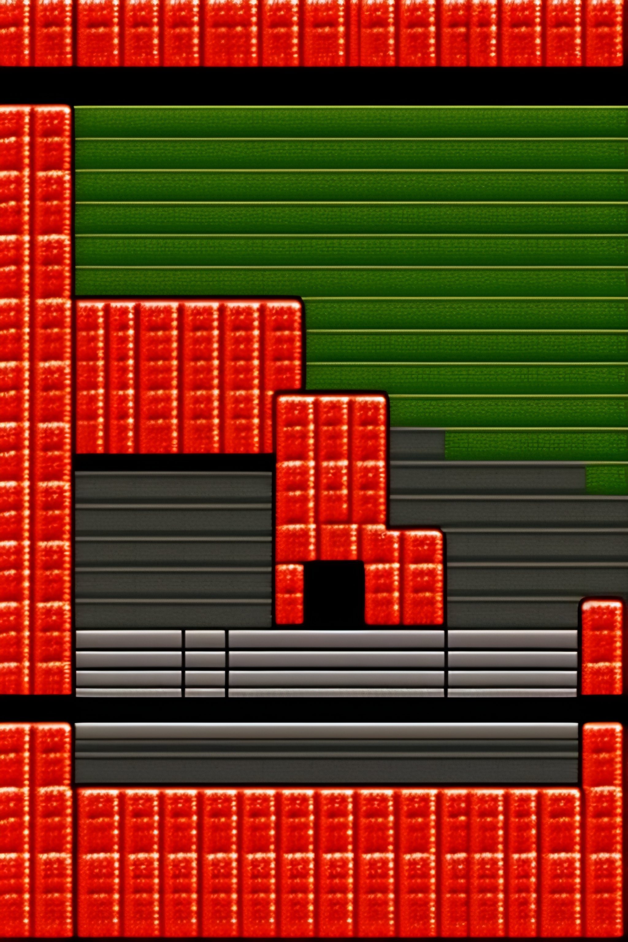 Lexica - 8-bit red ninja from ninja gaiden in mystical sky level