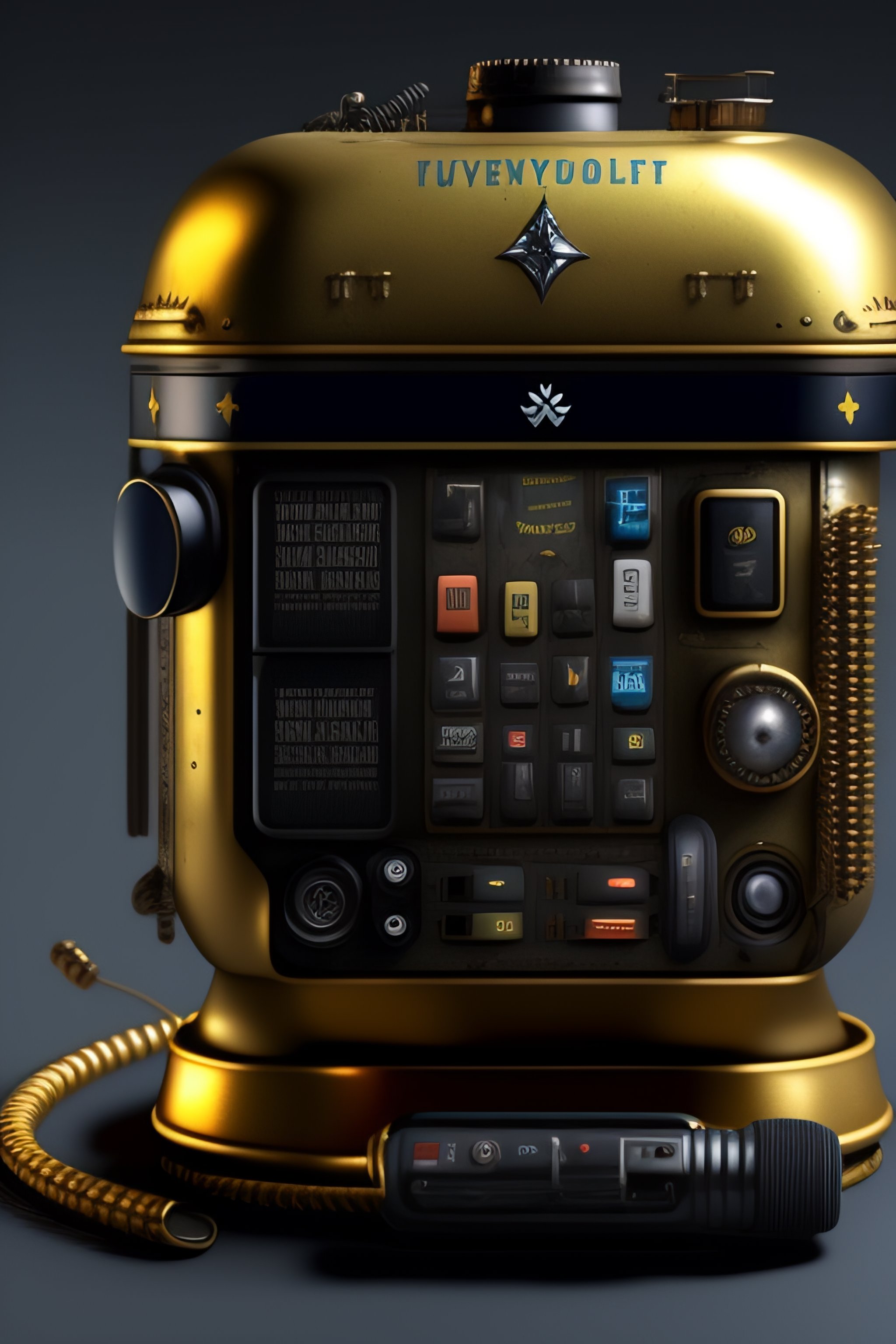 Lexica - An extremely complex Fallout 4 Mobile phone,Waste punk