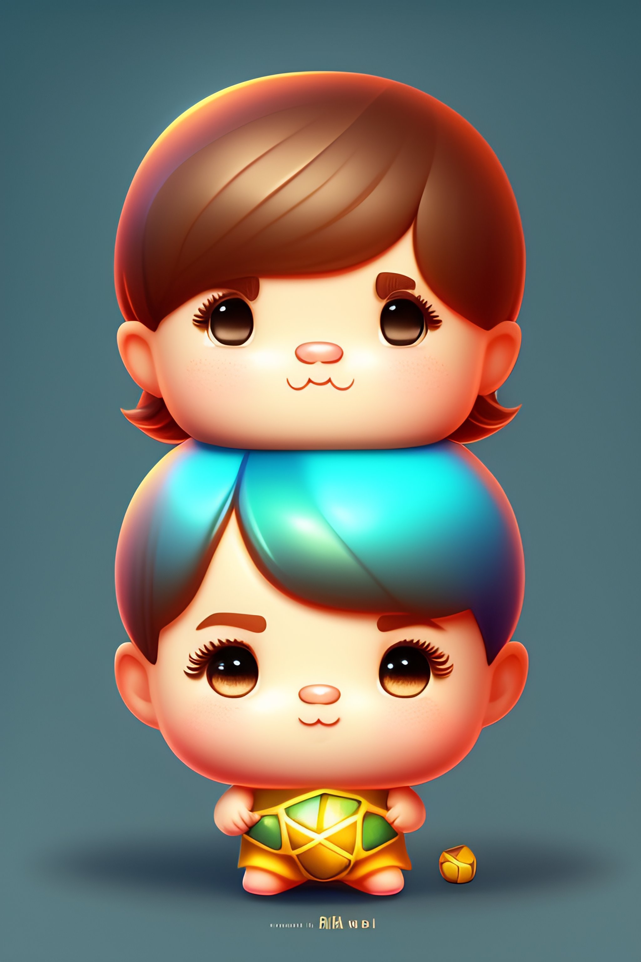 Lexica - Cute and adorable cartoon it Lionel Messi, fantasy, dreamlike ...