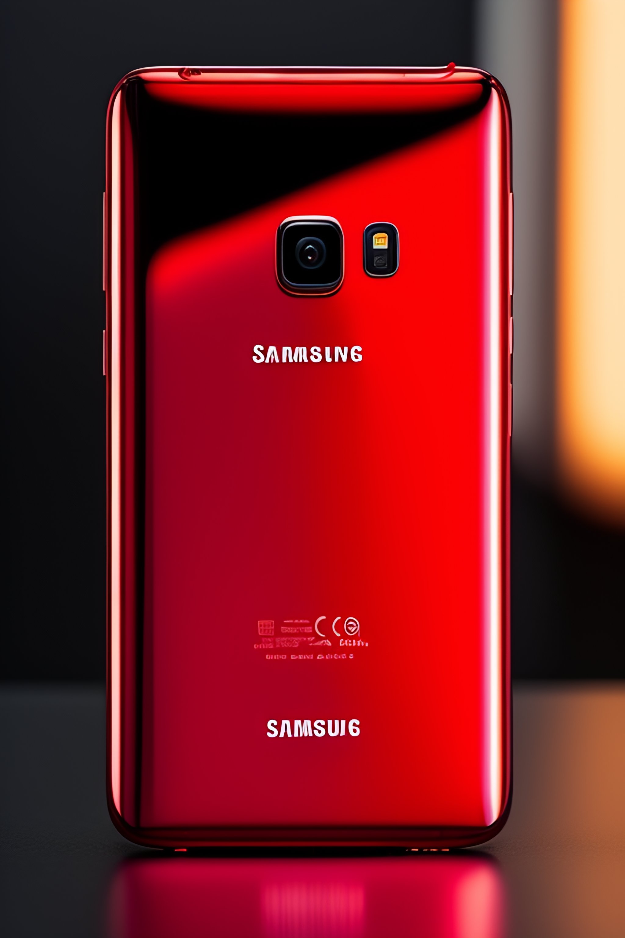 Lexica - Samsung future phone in red