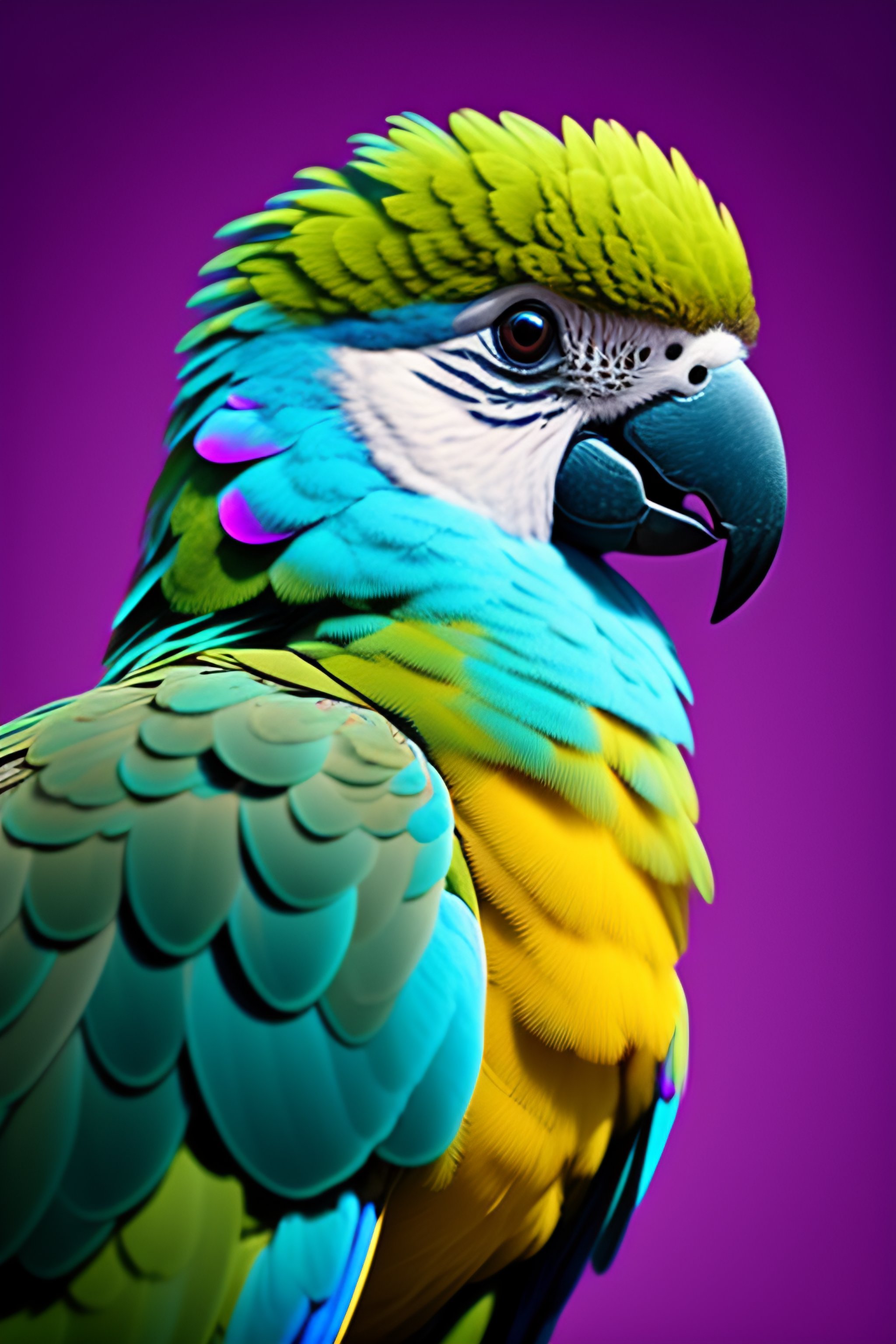 Blue Parrots Wallpaper