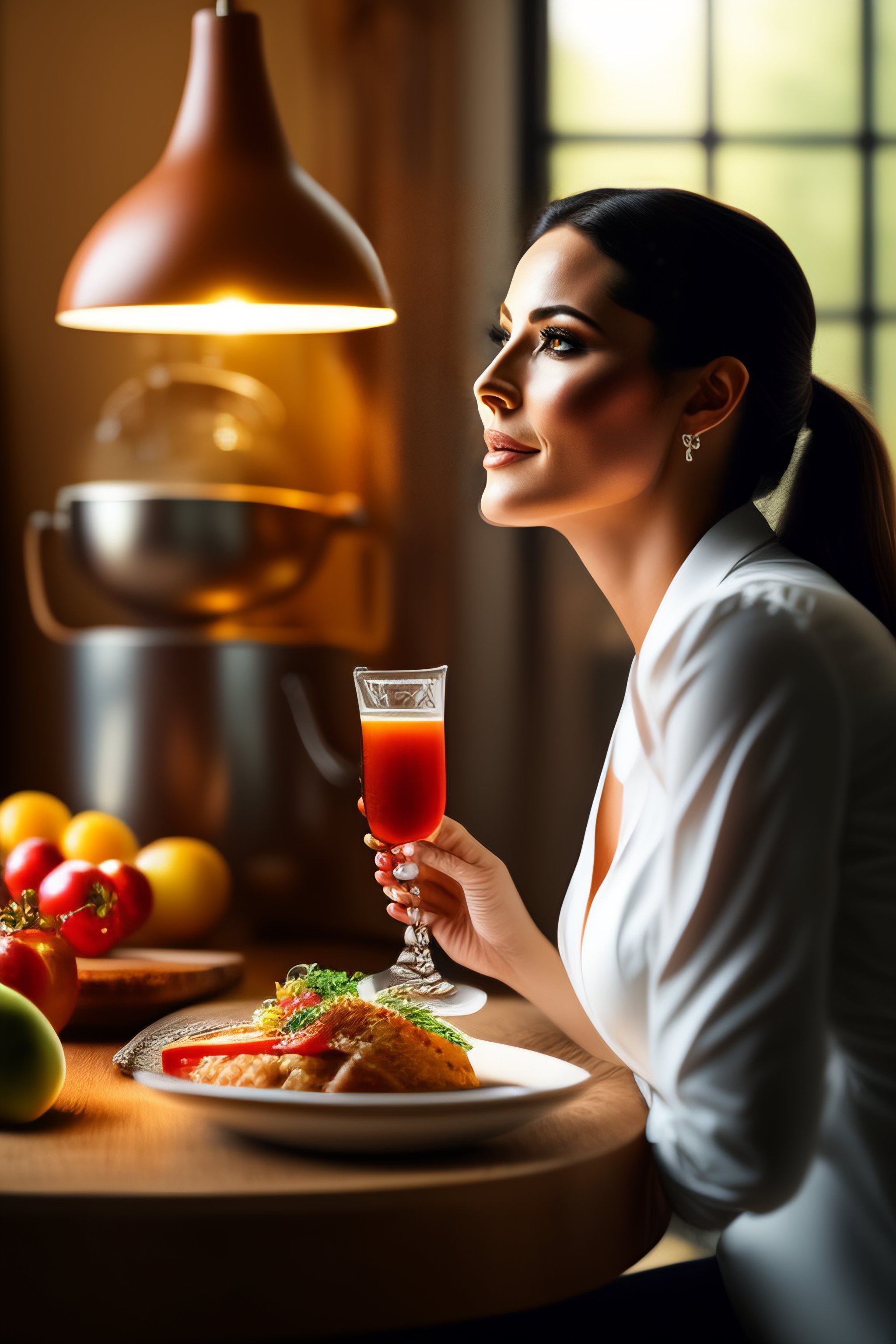 Lexica - Breasted woman feeding