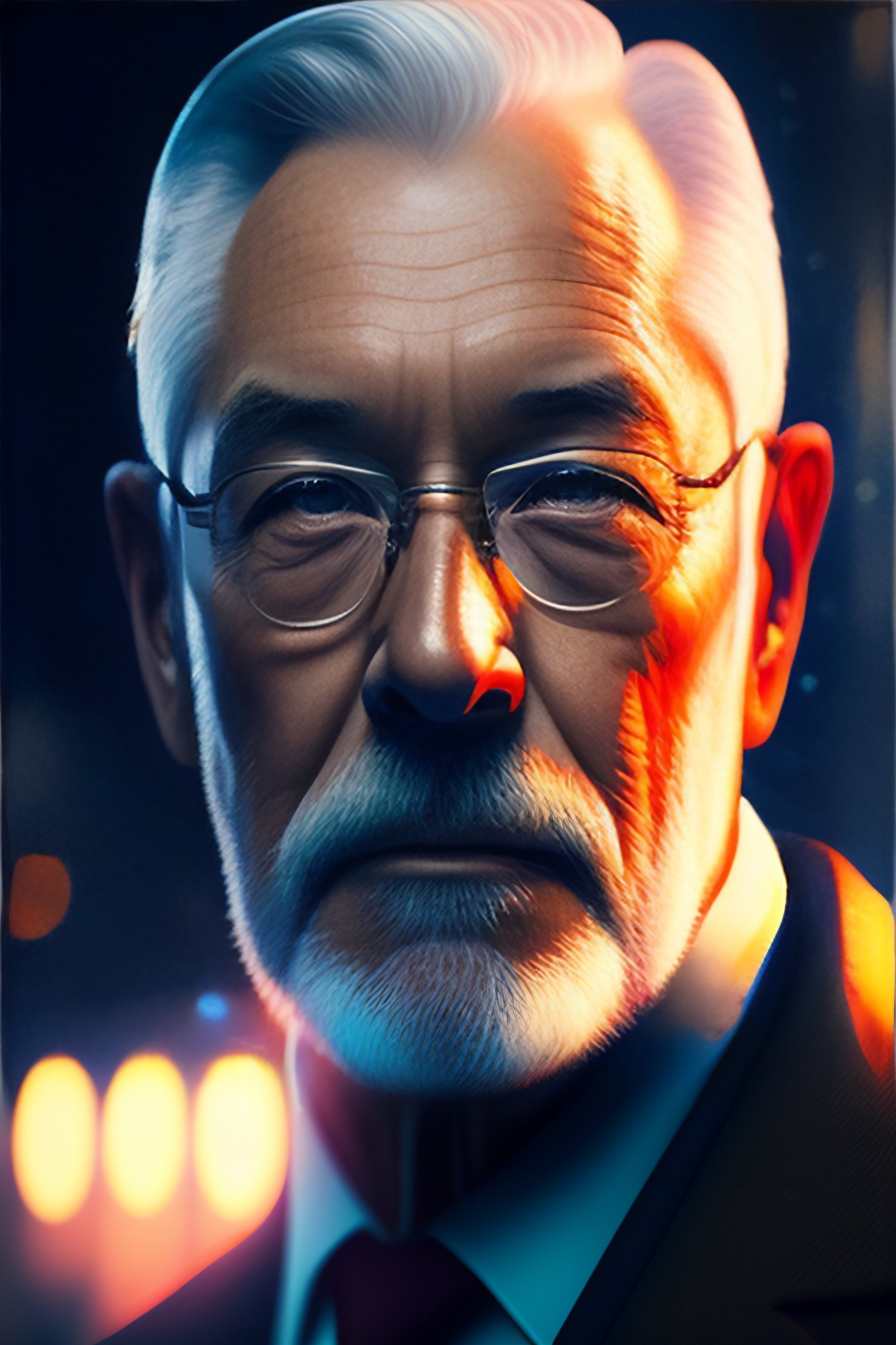 Lexica - Portrait art of 8k ultra realistic retro futuristic old man ...