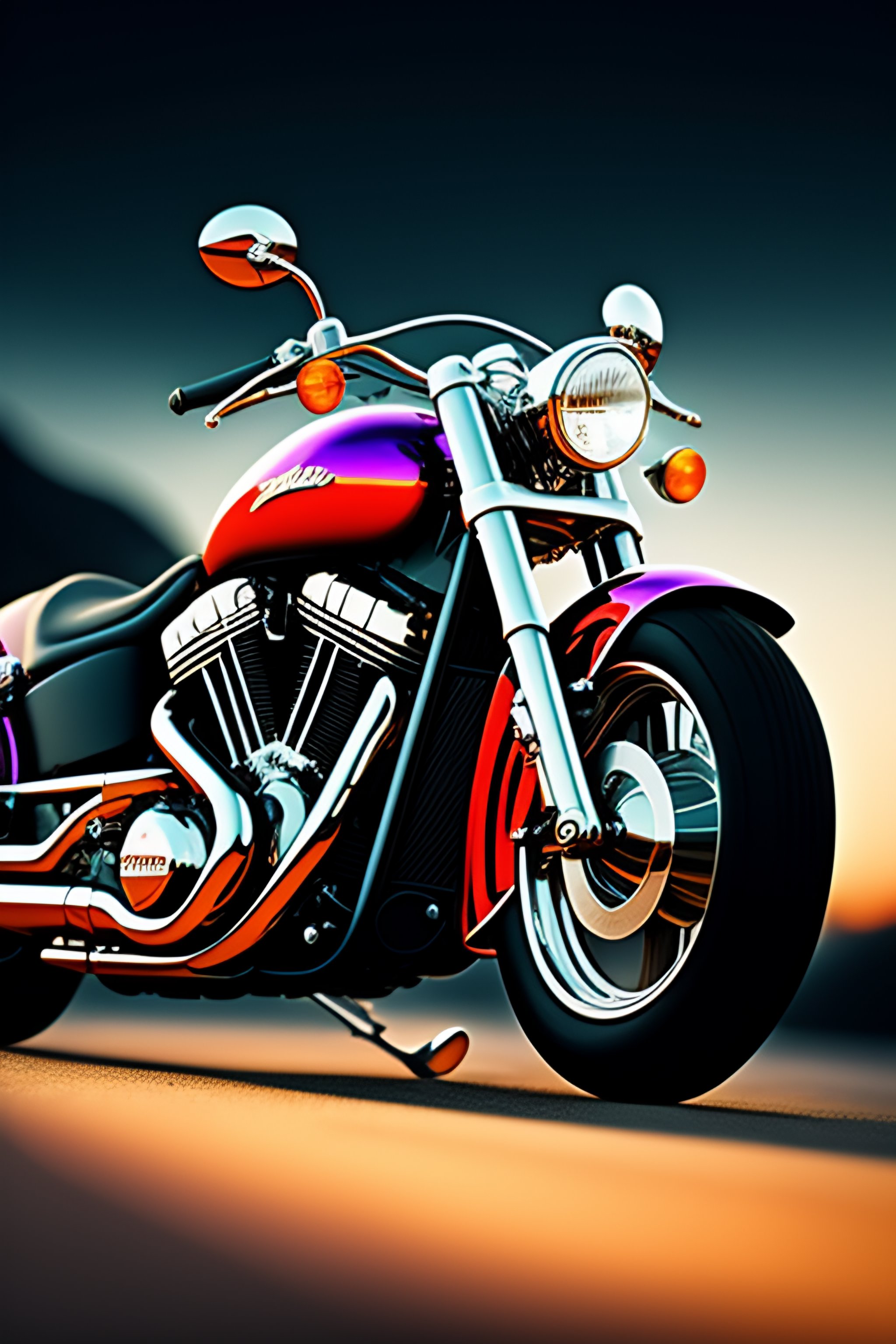 Lexica - Motorcycle Glass Transparent Chrome