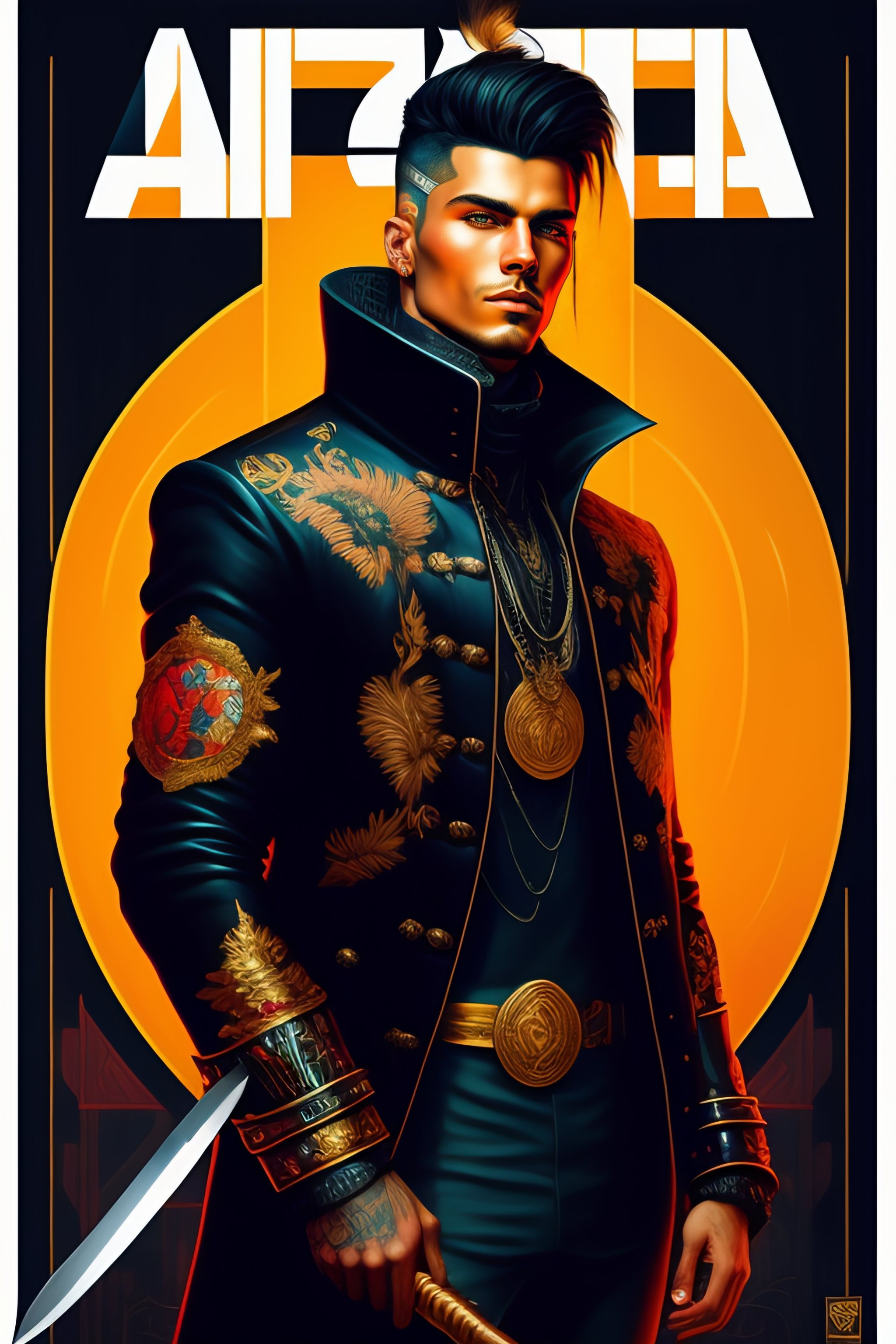 Lexica - Spanish, nordico, cyberpunk vintage 1820s magazine cover ...