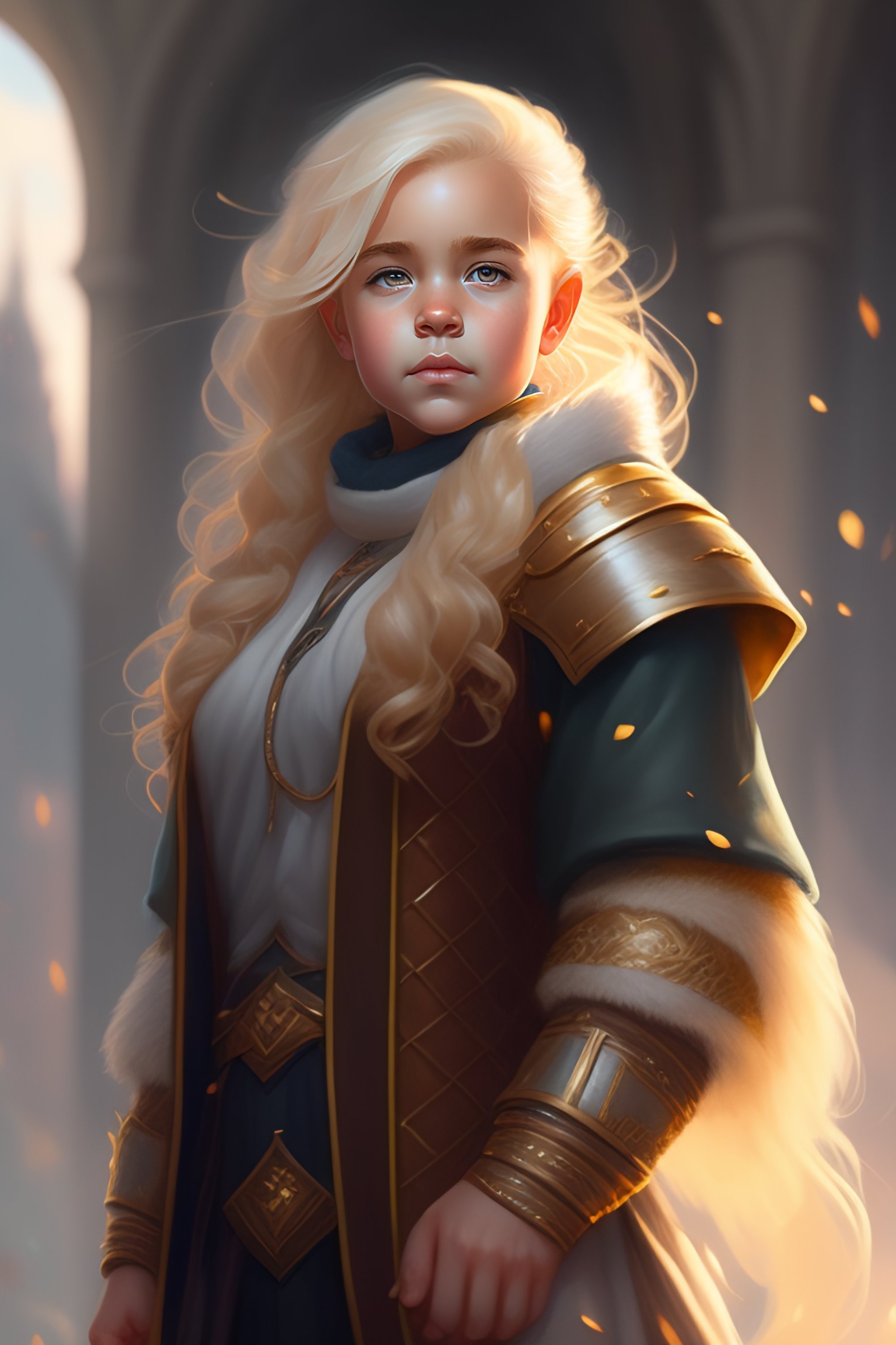 Lexica - Blonde king, dwarfism, full body, royal, illustration, by ...