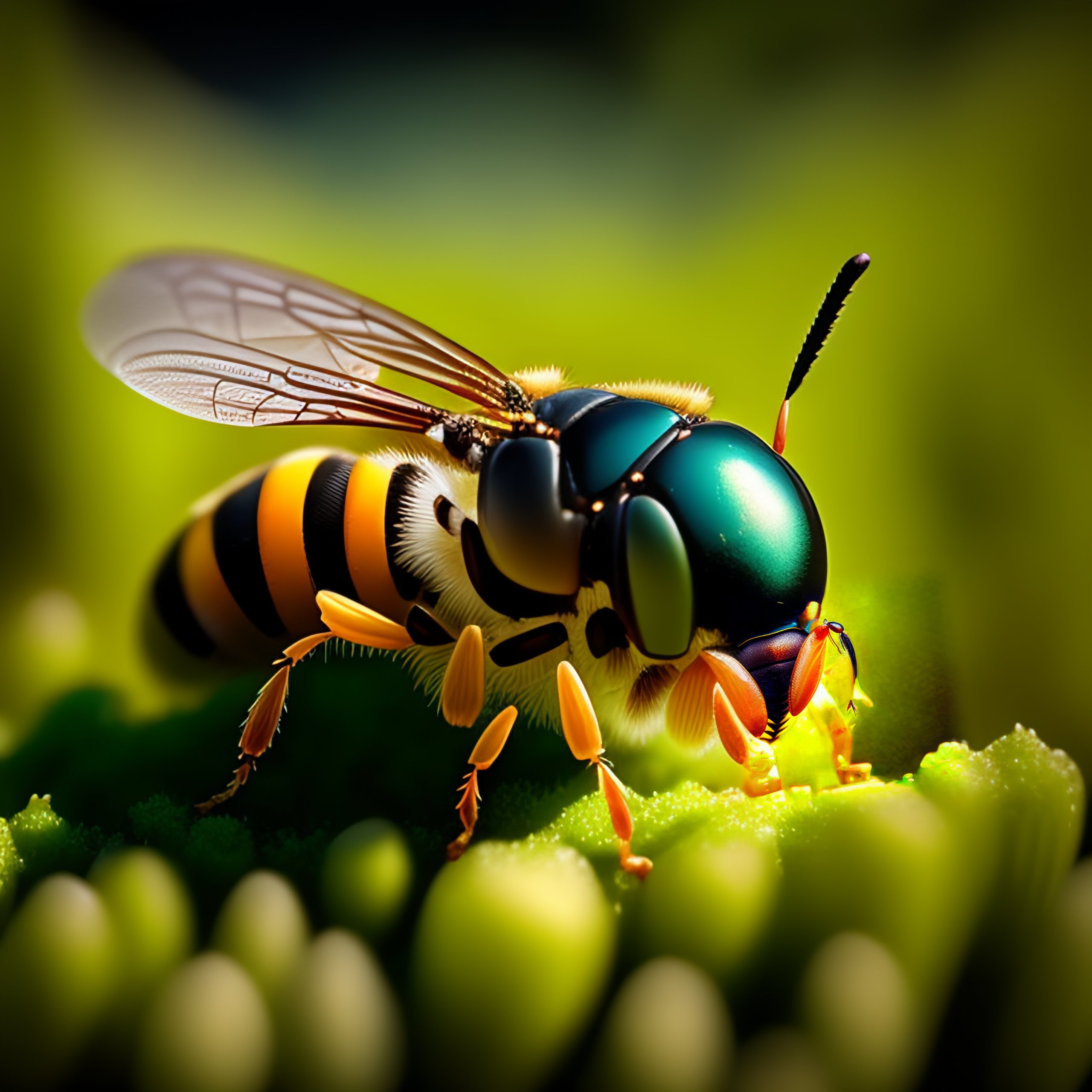 Lexica - Wasp chasing him out the meadow