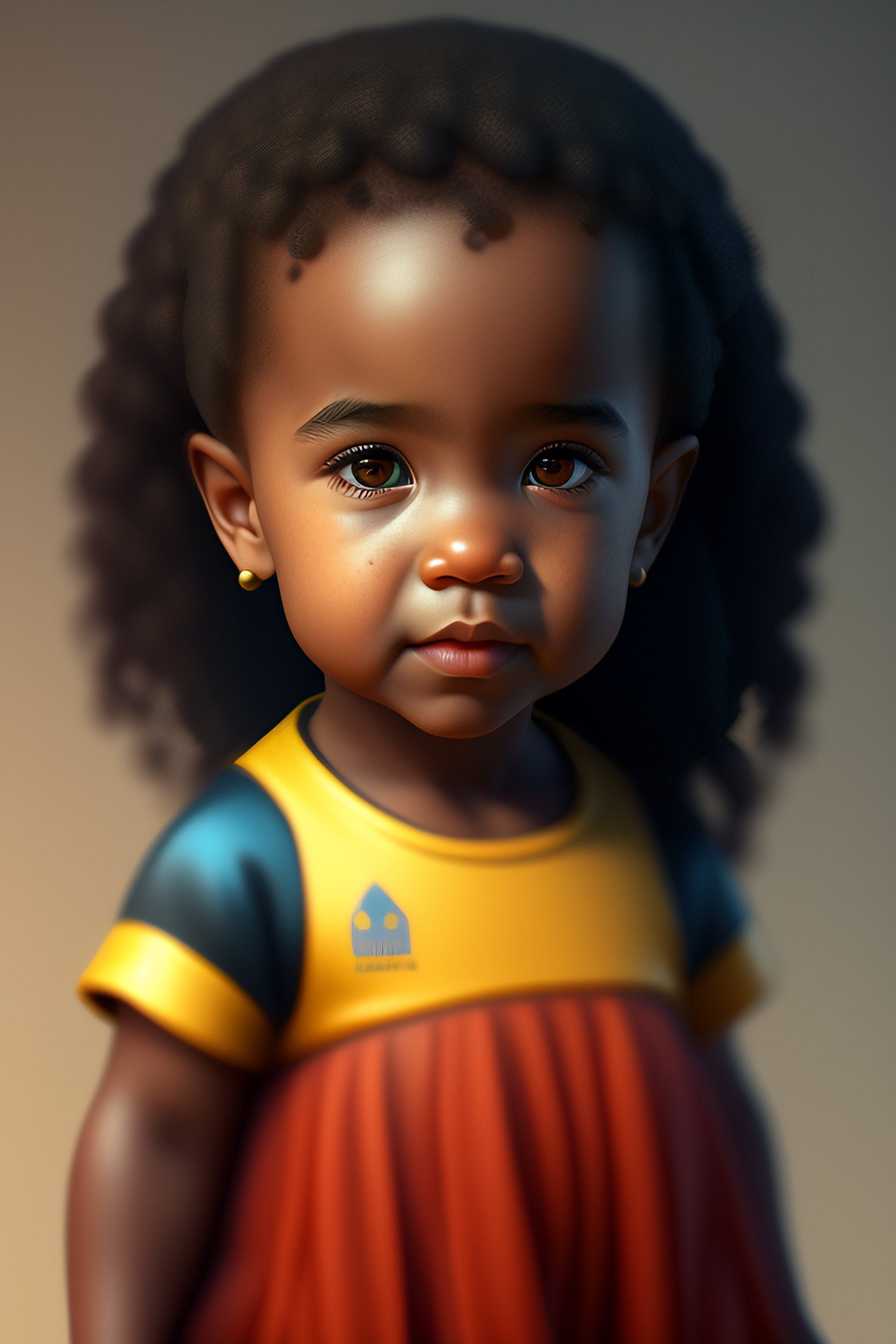 Lexica - Baby wandinha, moonwalker, render, rembrandt, cgsociety ...