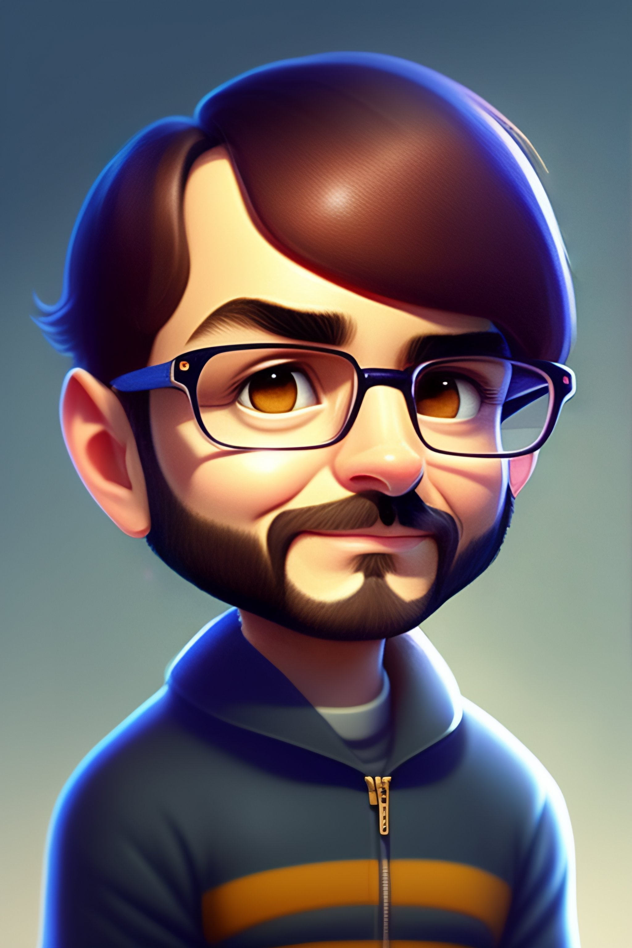 Lexica - Cute and adorable cartoon Steve Jobs, fantasy, dreamlike ...