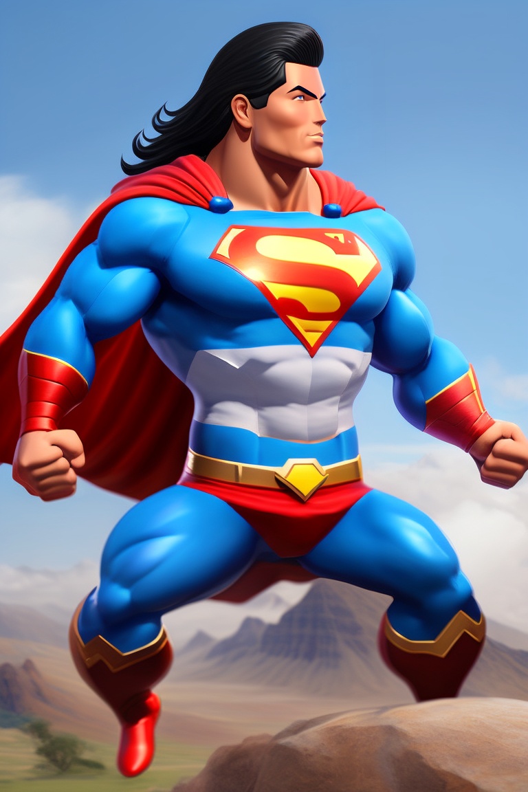 Lexica - An awe-inspiring depiction of a Peruvian Superman. The iconic ...