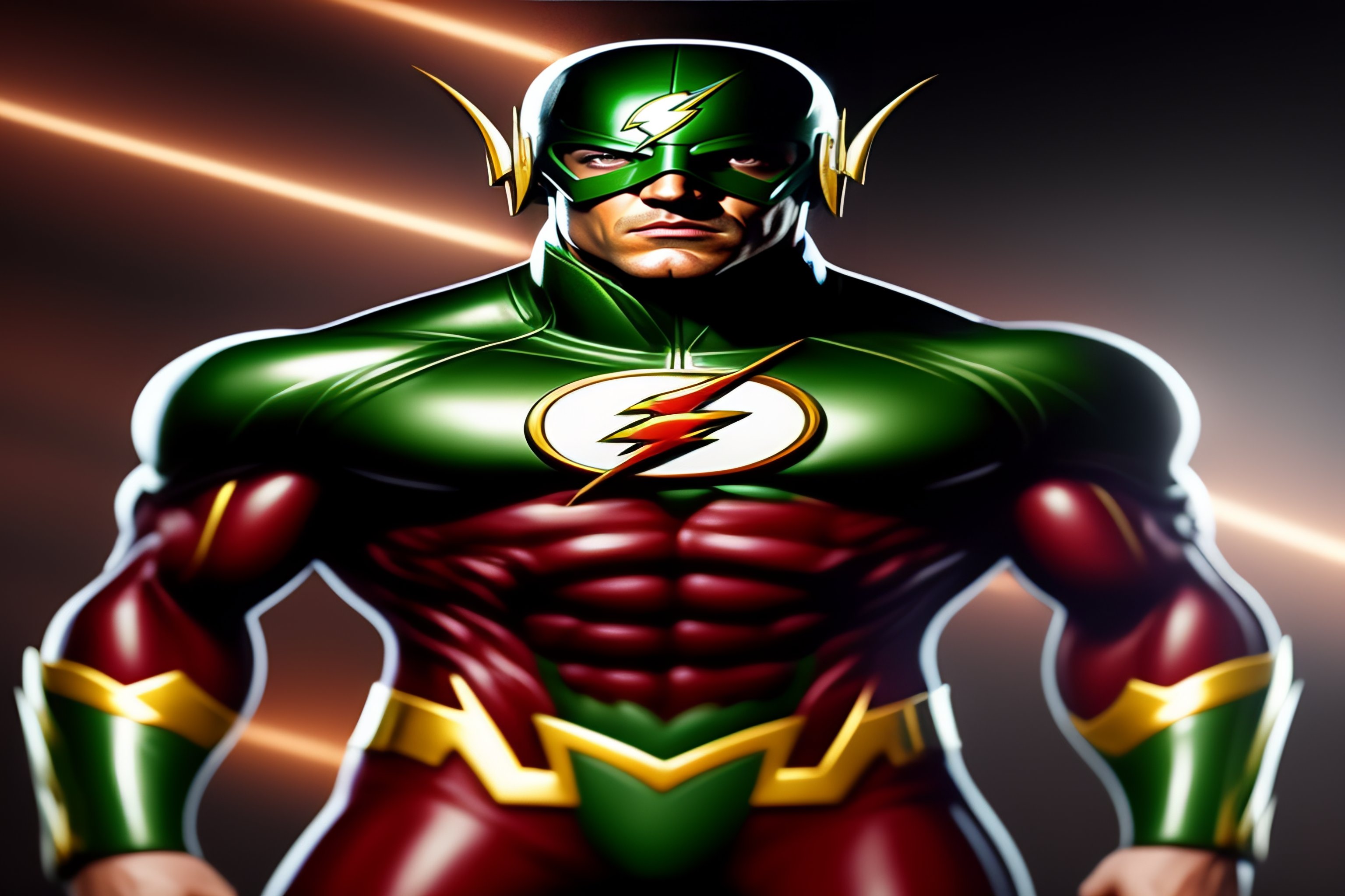 Lexica - The flash green suit