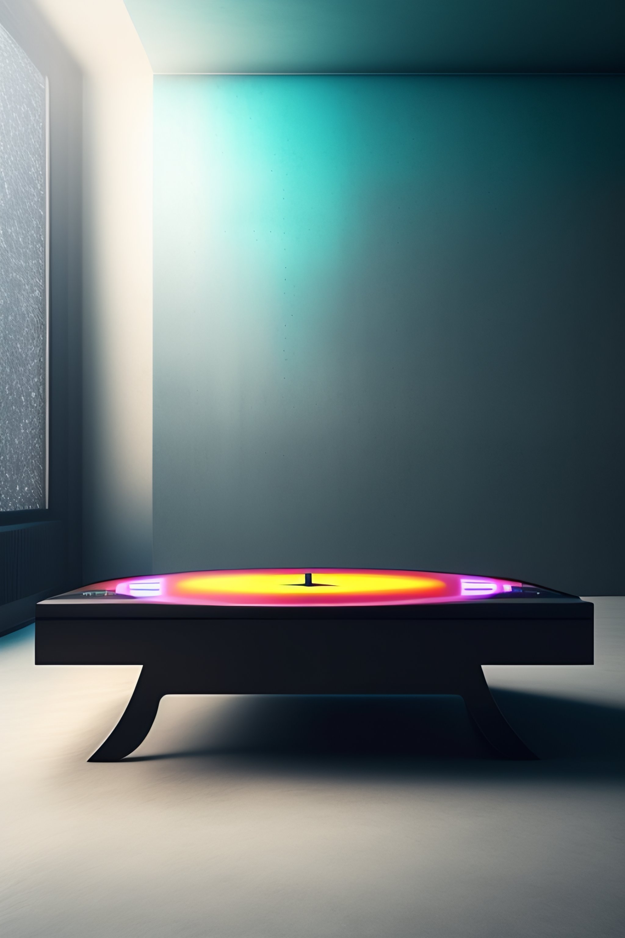 Lexica - Dj, table, disc, cyberpunk, style john di maio
