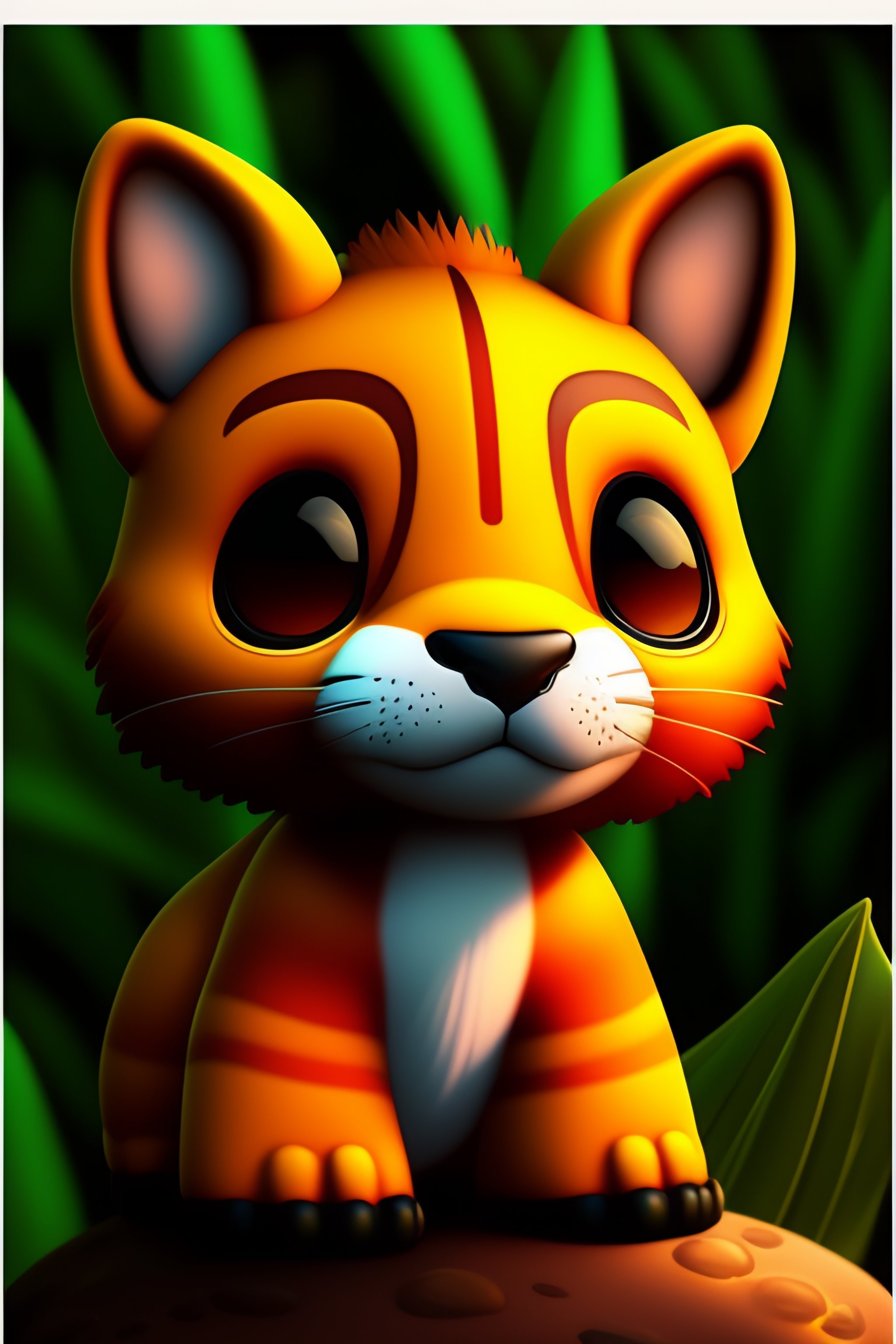 Lexica - Chibi style jungle animal