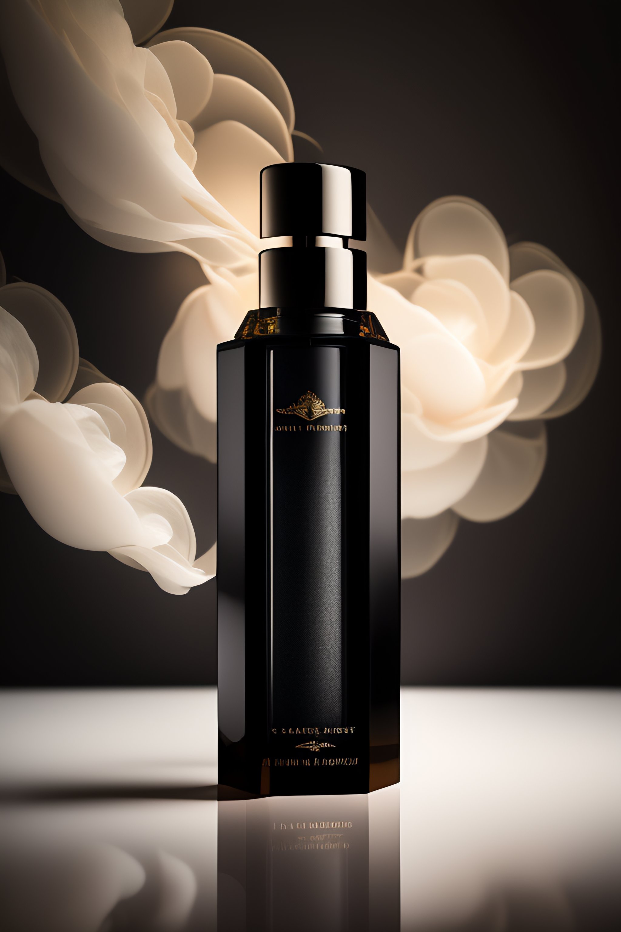 Lexica - A beautiful wet dark perfume bottle with a dark deluxe ...