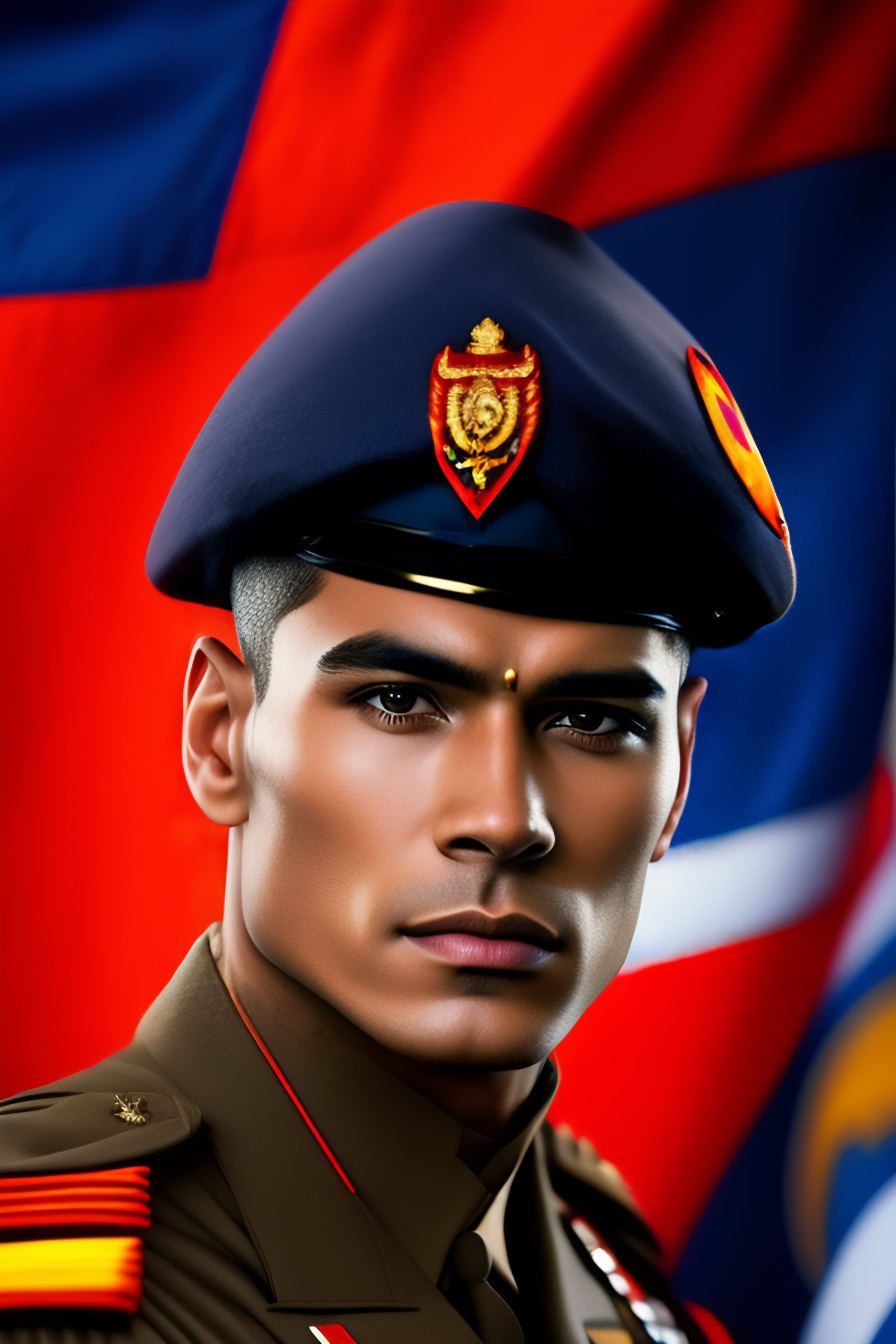 Lexica - An army force man from the future, wearing metallic equipment ...