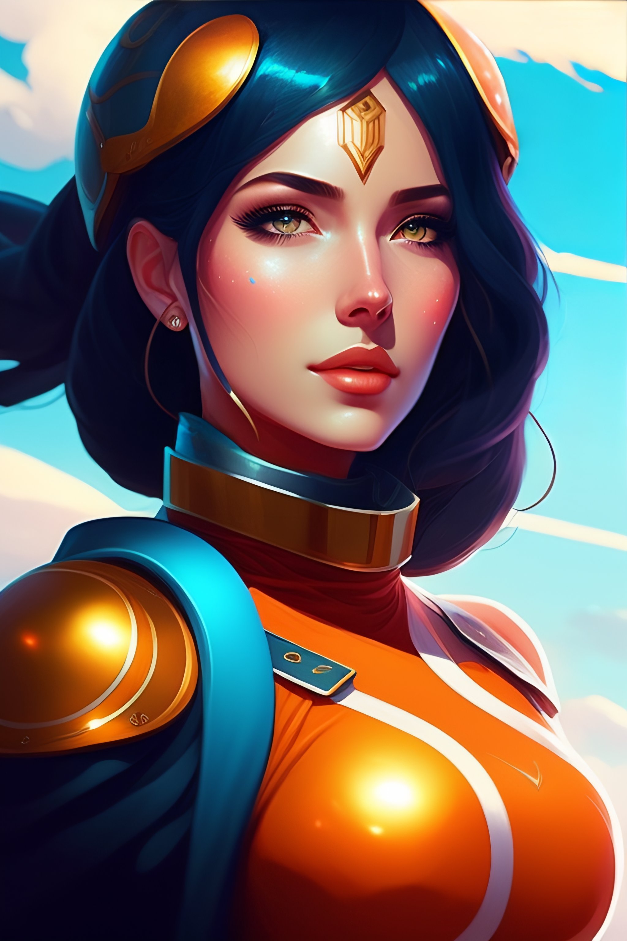 Lexica - Prototype solar powered android roman centurion woman ...