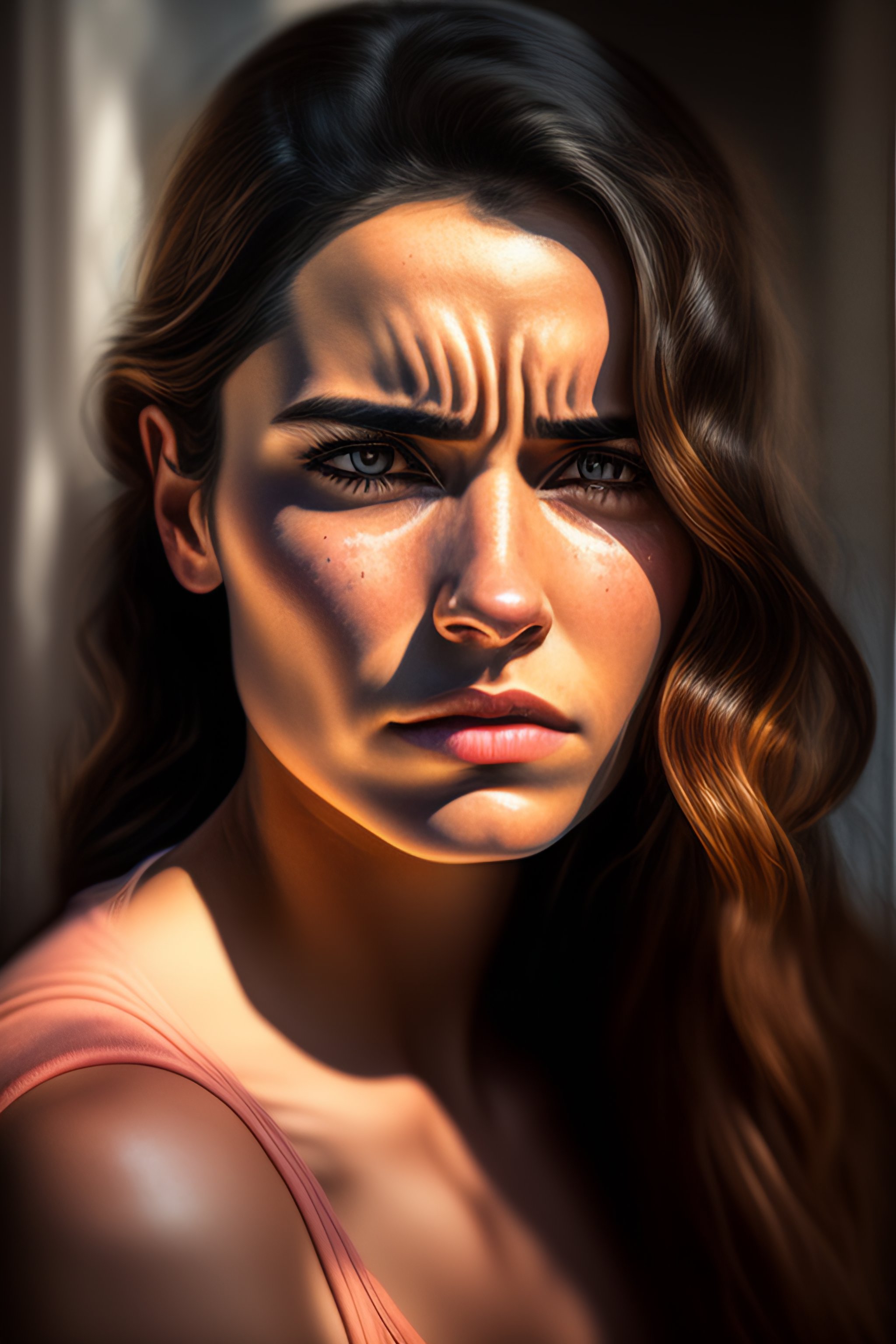Lexica - Portrait of women crying soft lighting realistic