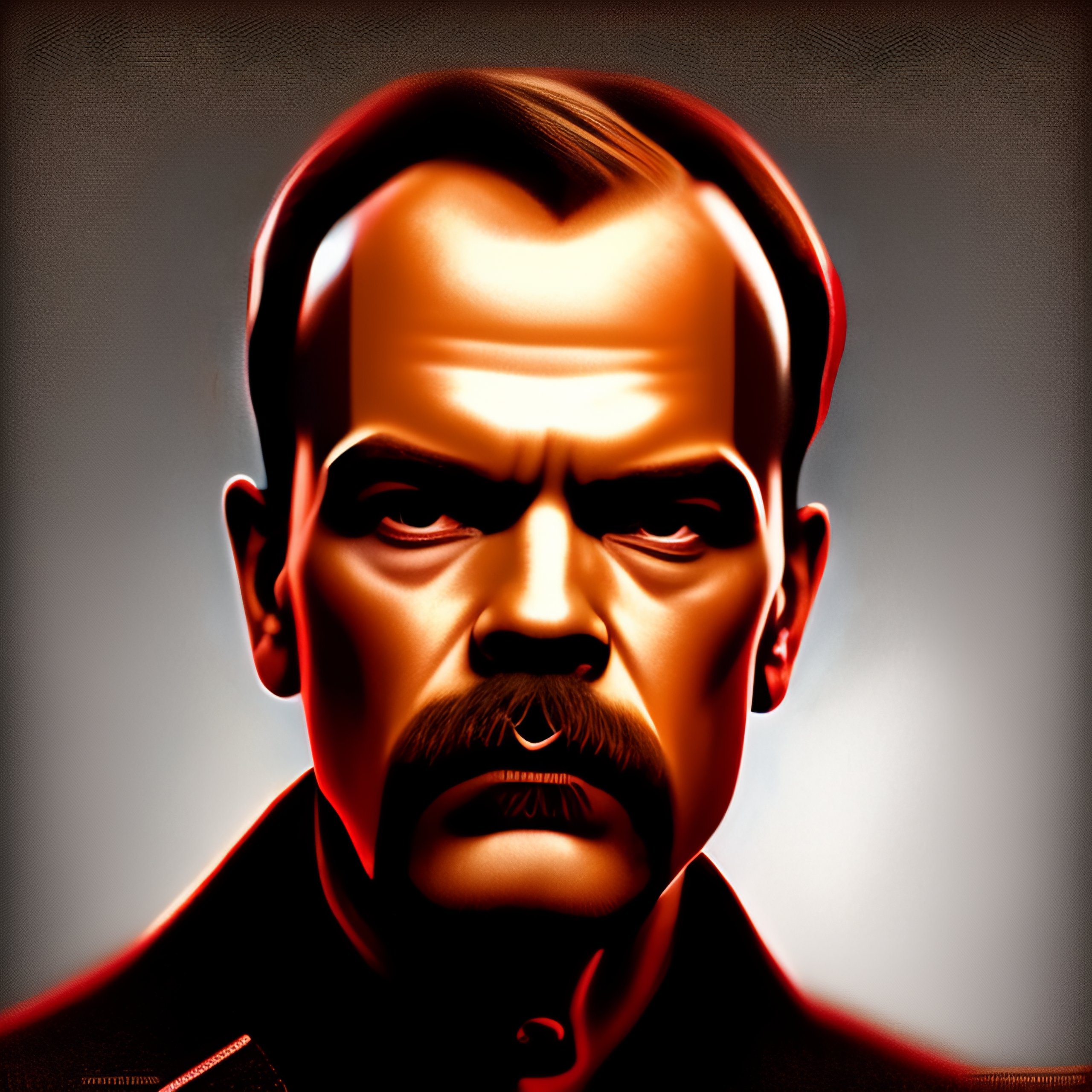 Lexica - Drawing of Vladimir Lenin in Kiss makeup