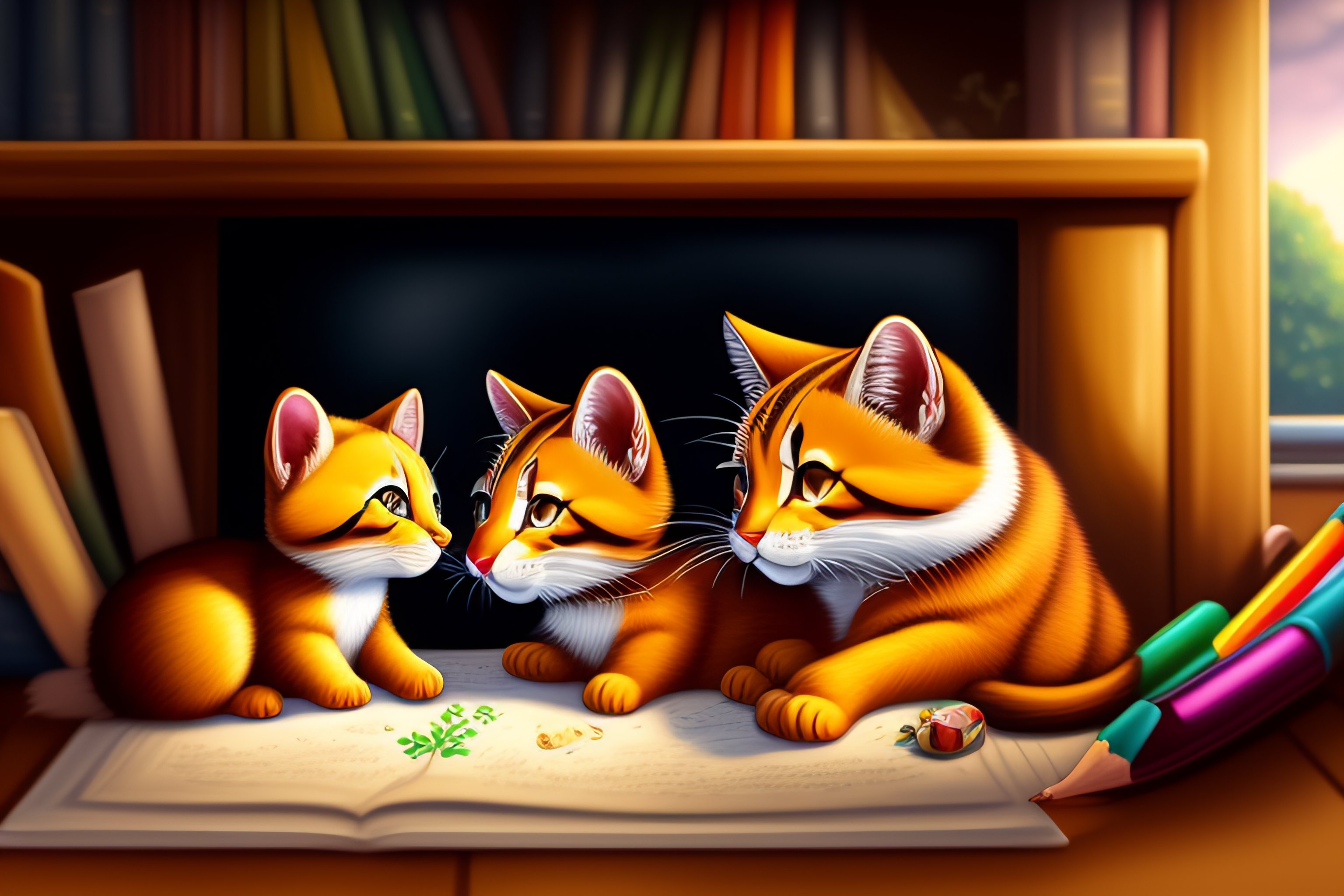 Lexica - A cartoon pictures of animals, a child's drawing by stan and ...