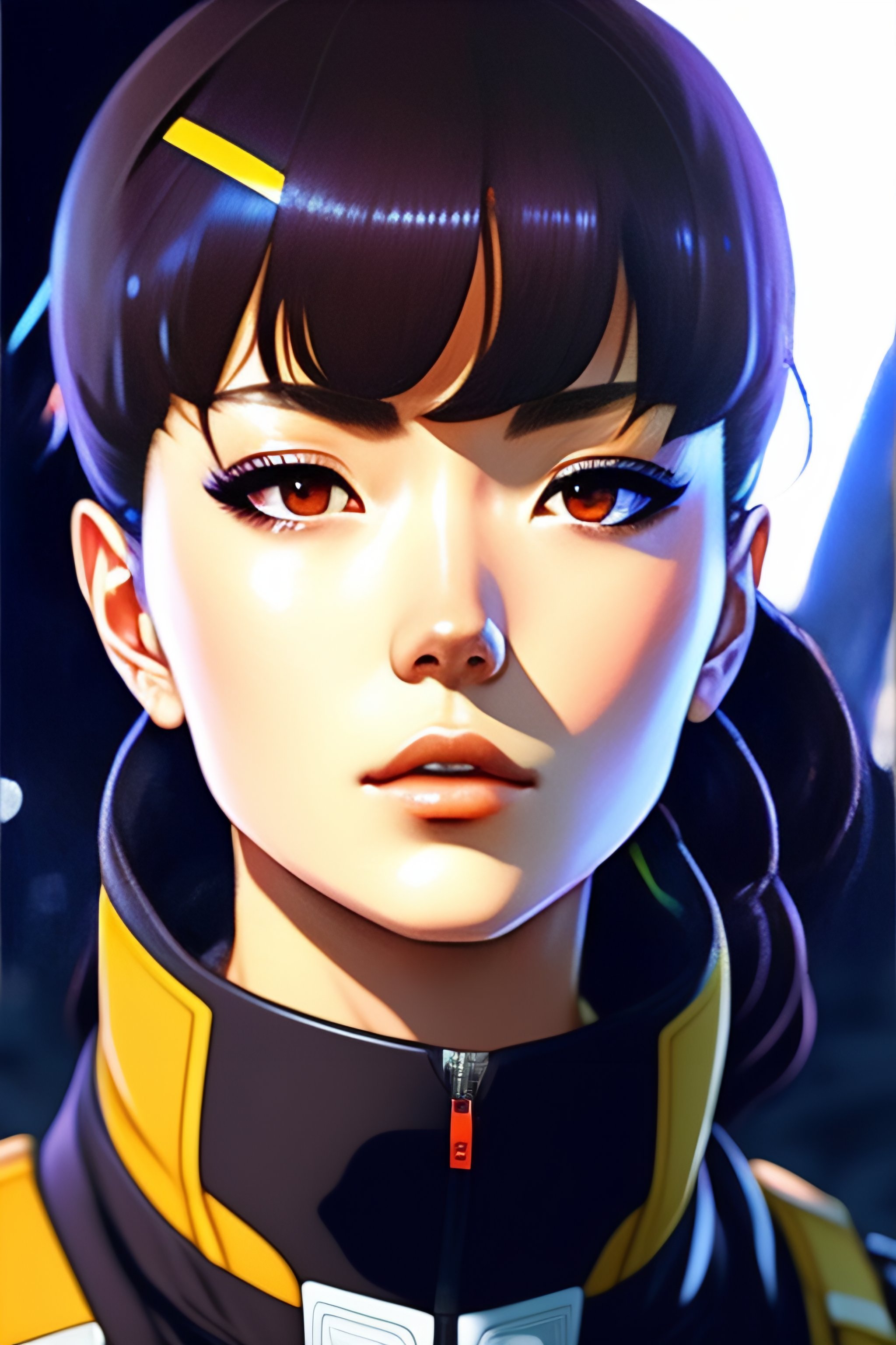 Lexica - Shinji Ikari from Evangelion, wearing tactical gear, very ...