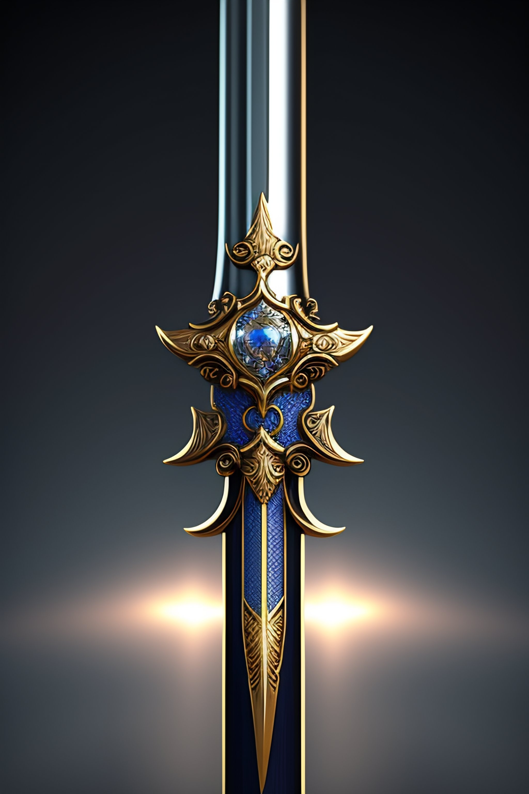 Lexica - Badass fantasy sword, photorealistic