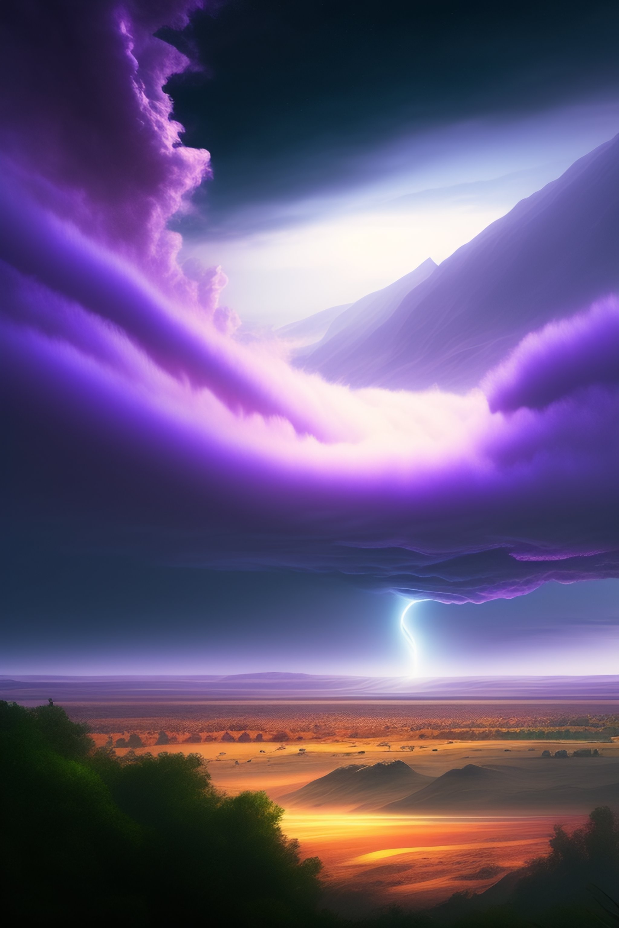 Lexica - A tornado in the distant landscape, hdr, artstation ...