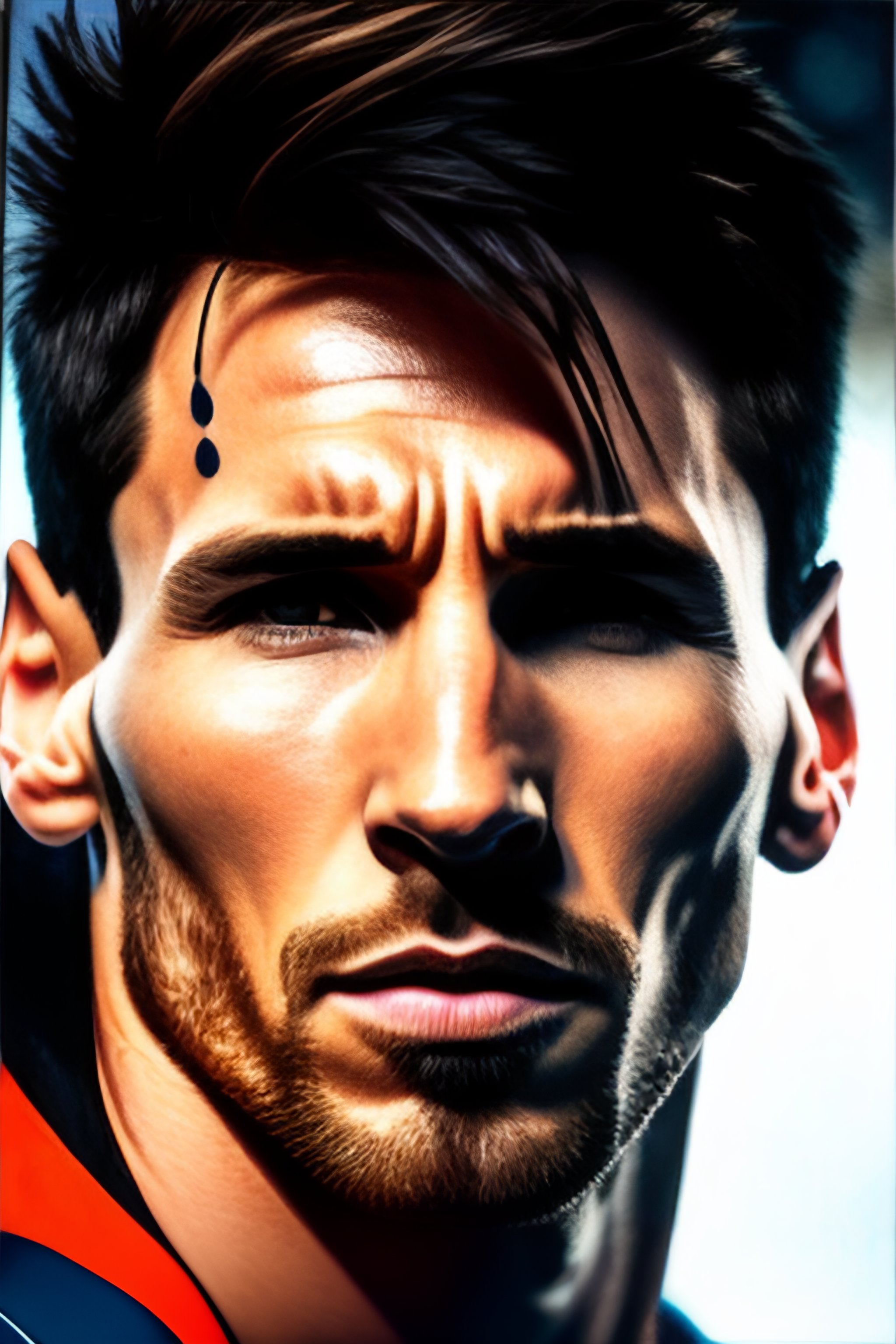 Lexica - A photo close-up of Lionel Messi, real scene, fashion ...