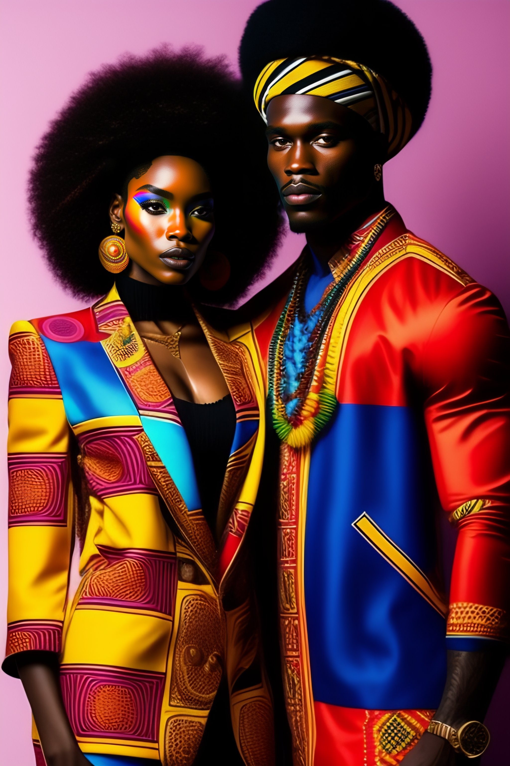 Lexica - Afro dandy, athletic shape, neither man nor monkey, 80's style ...